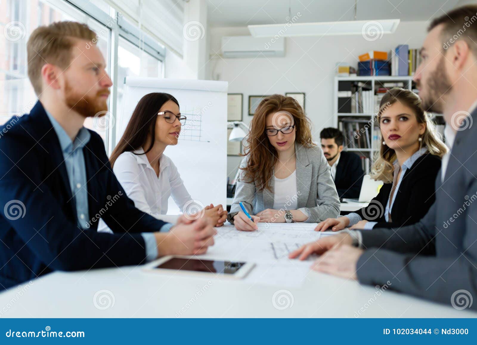 Group of Architects Working Together on Project Stock Photo - Image of ...