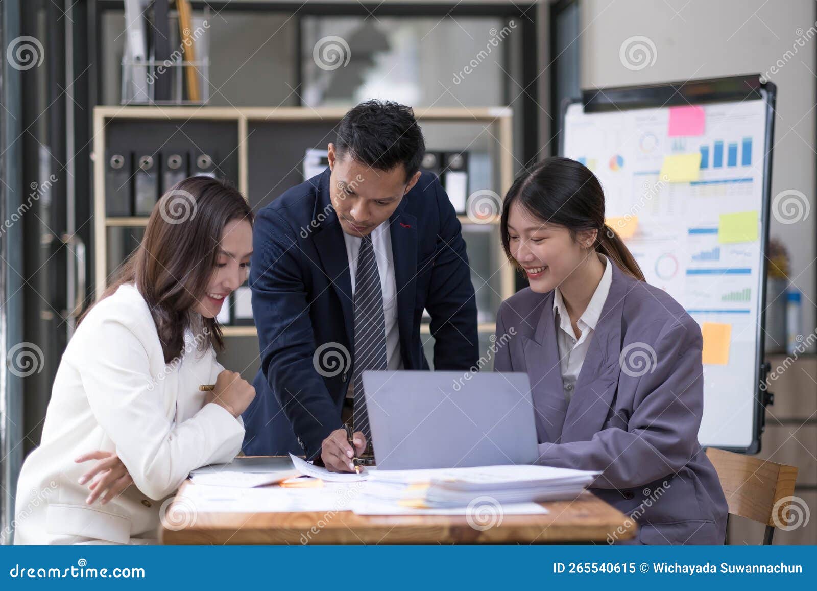 Group of Young Asian Modern People in Smart Casual Wear Having a ... Group of Young Asian Modern People in Smart Casual Wear Having a ...