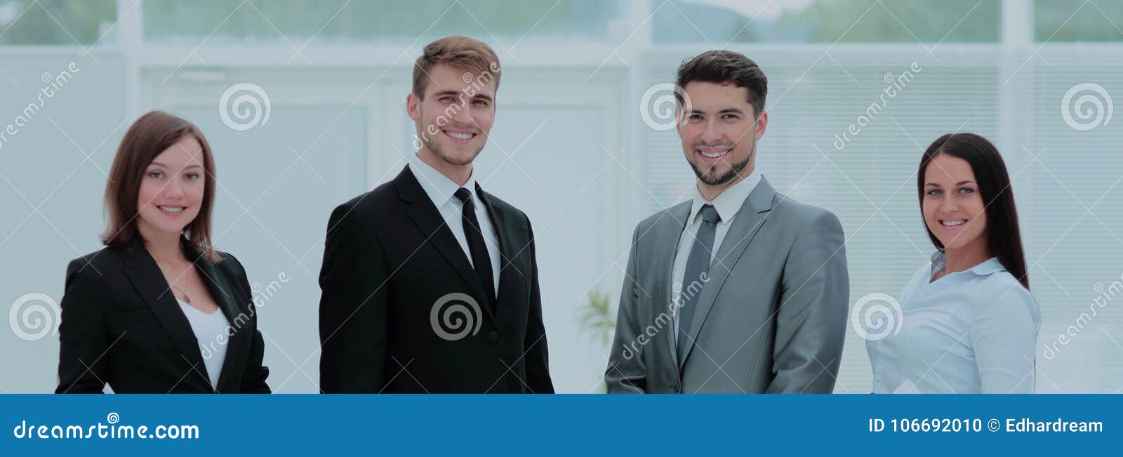 Group of Young Business People Gathered Together. Stock Photo - Image ...