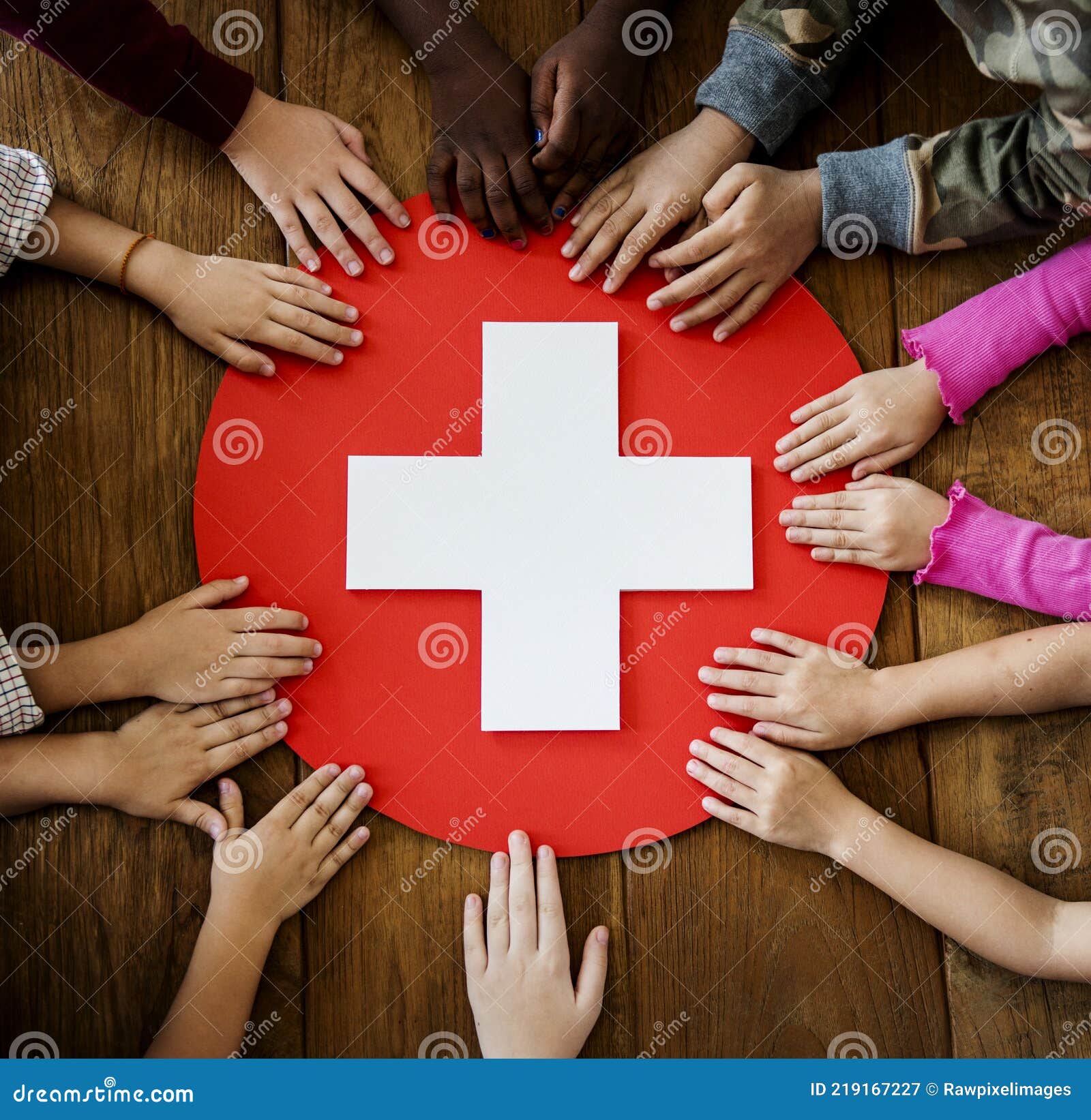 A Group of Young Children Learning about First Aid Stock Image - Image ...