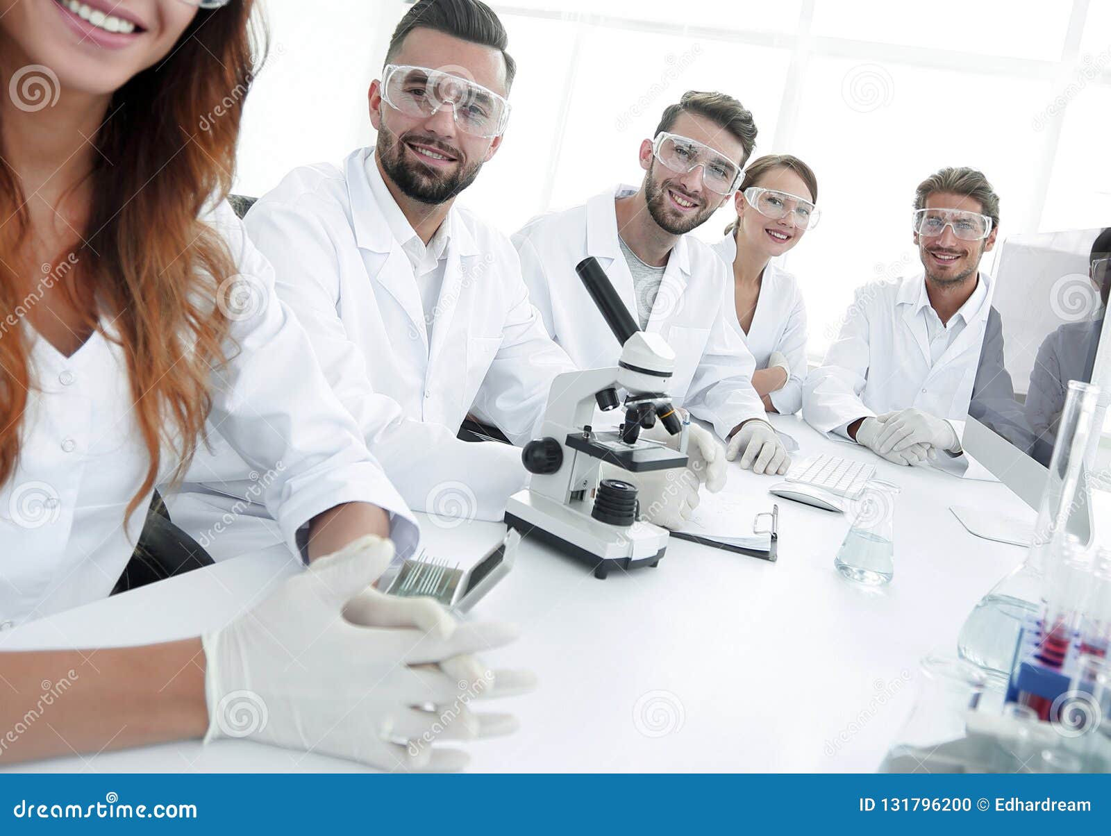 Group of Young Clinicians Experimentation in Research Laboratory Stock ... Group of Young Clinicians Experimentation in Research Laboratory Stock ...
