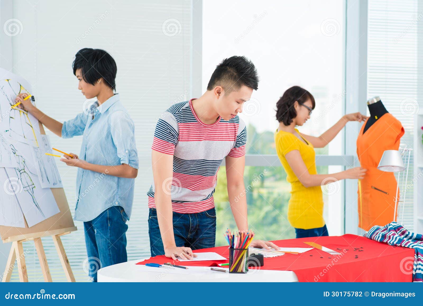 Tailoring process stock photo. Image of bright, indoors - 30175782