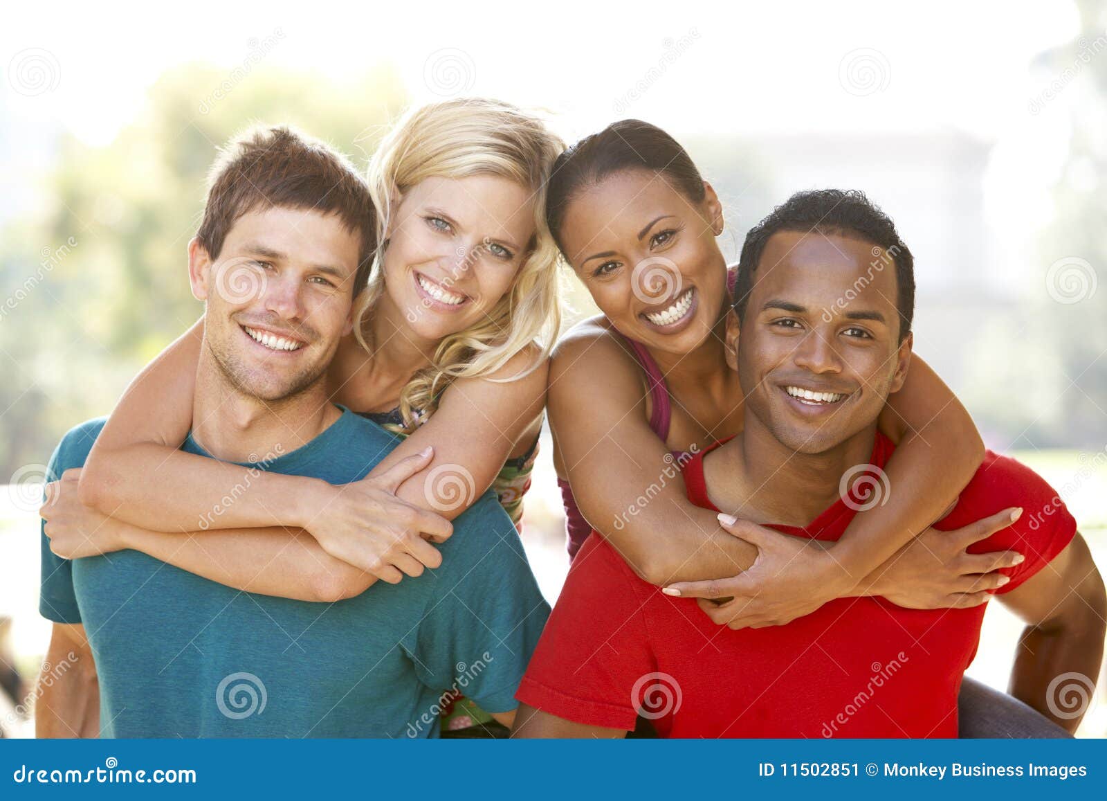 Group of Young Friends Having Fun Together Stock Image - Image of ...