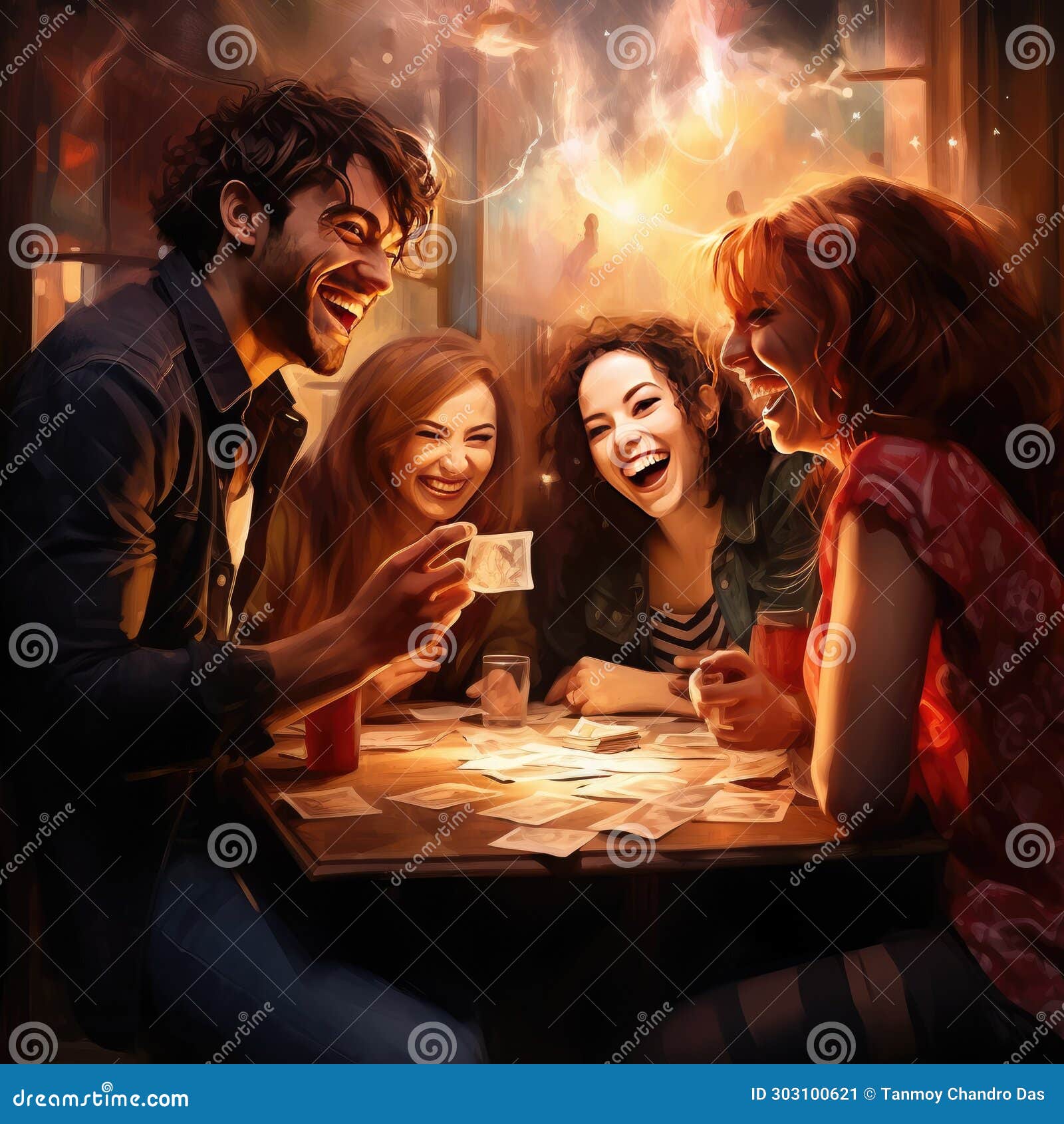 Group of Young Friends Having a Good Time, Good Friends. Fun Times ...