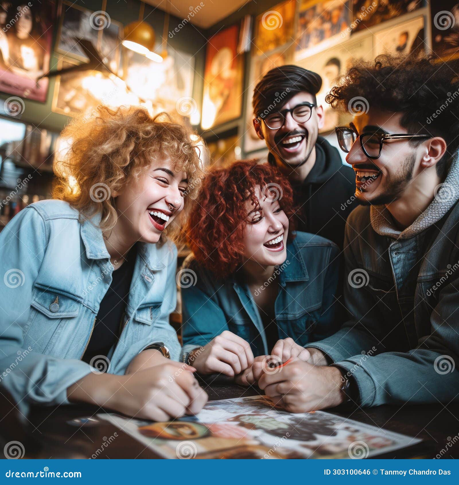 Group of Young Friends Having a Good Time, Good Friends. Fun Times ...