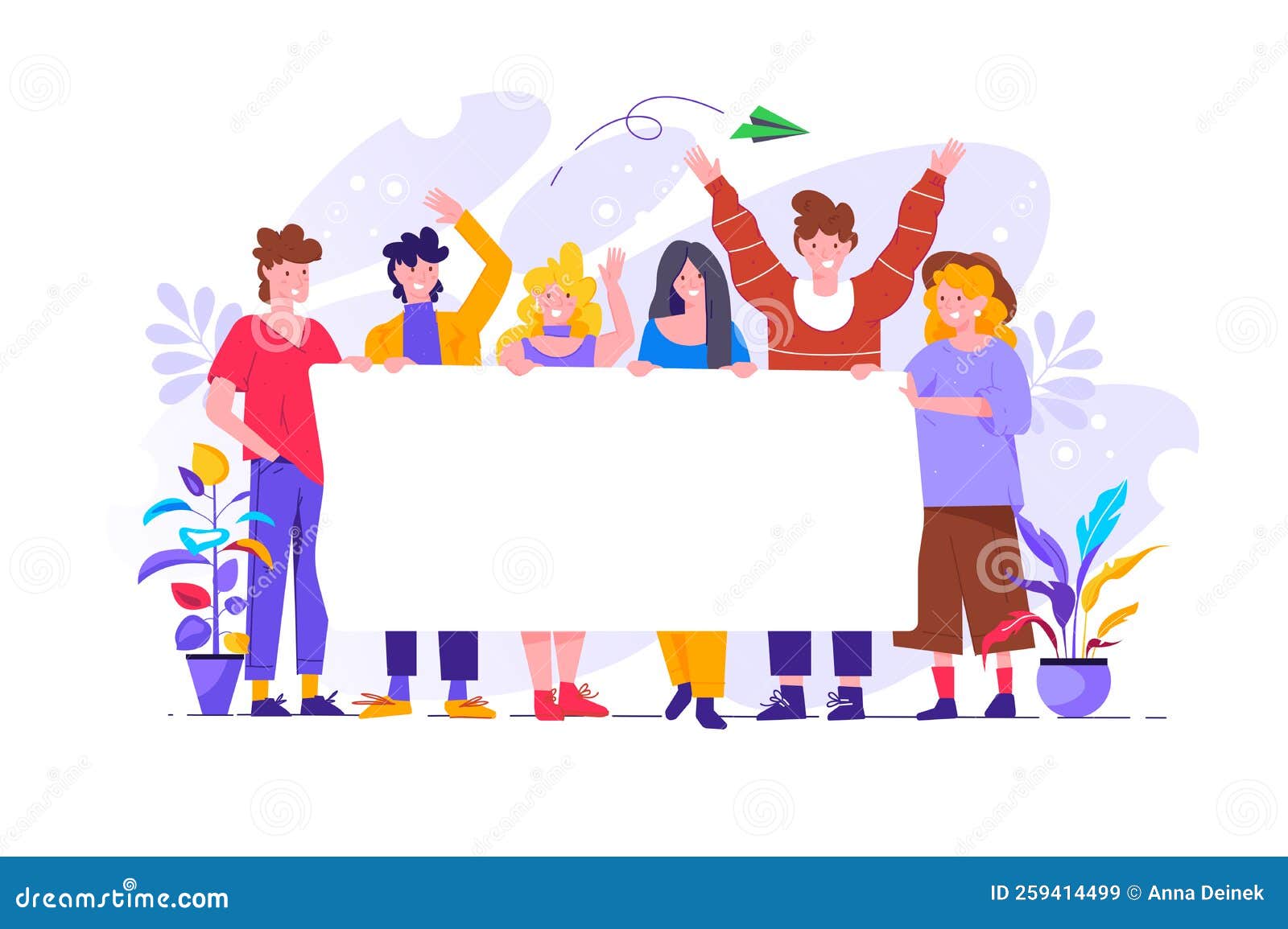 Group of Young Men and Women Standing Together Stock Illustration ... Group of Young Men and Women Standing Together Stock Illustration ...