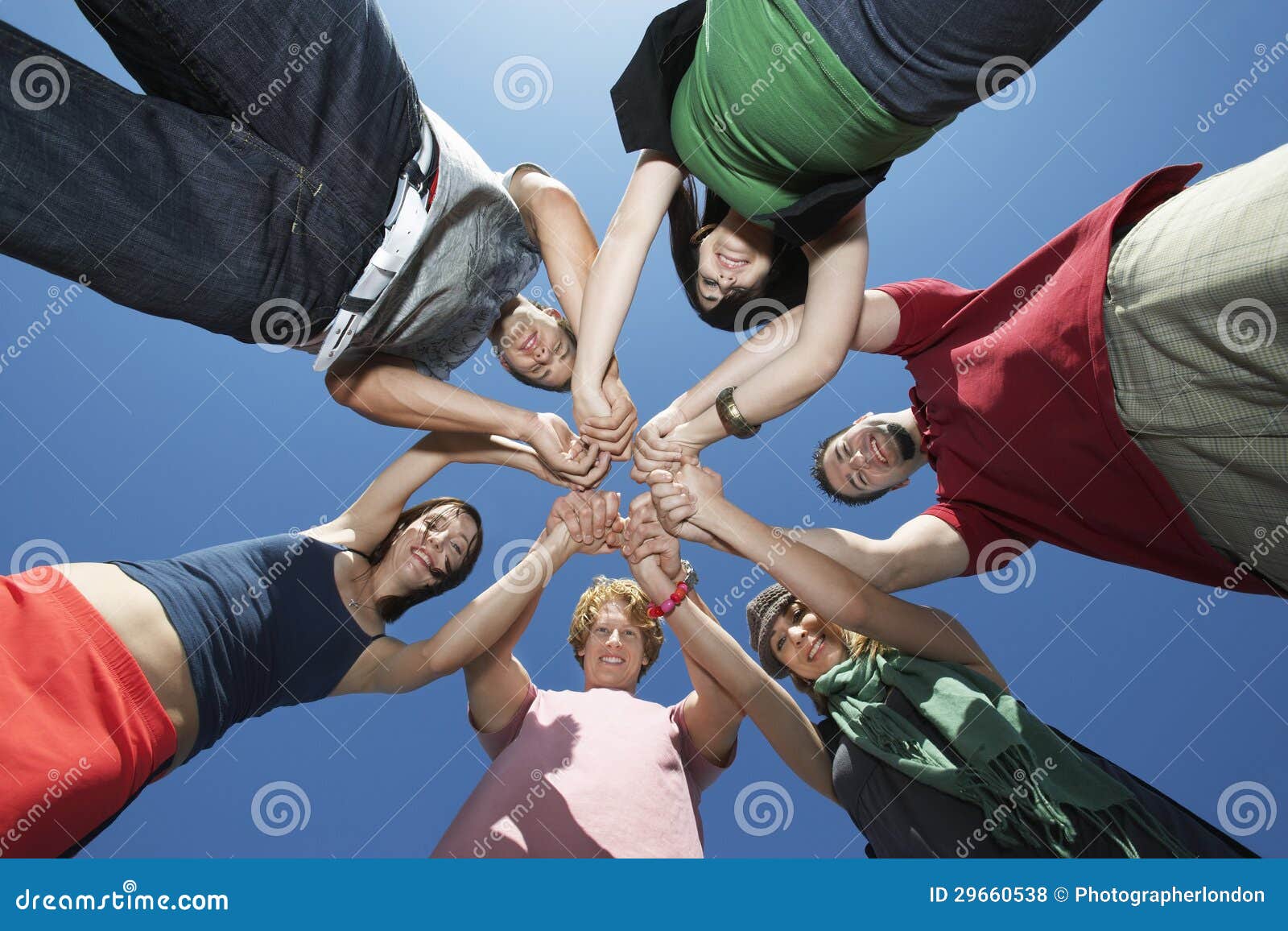 Group Of Young People In Circle Royalty Free Stock Photos - Image: 29660538