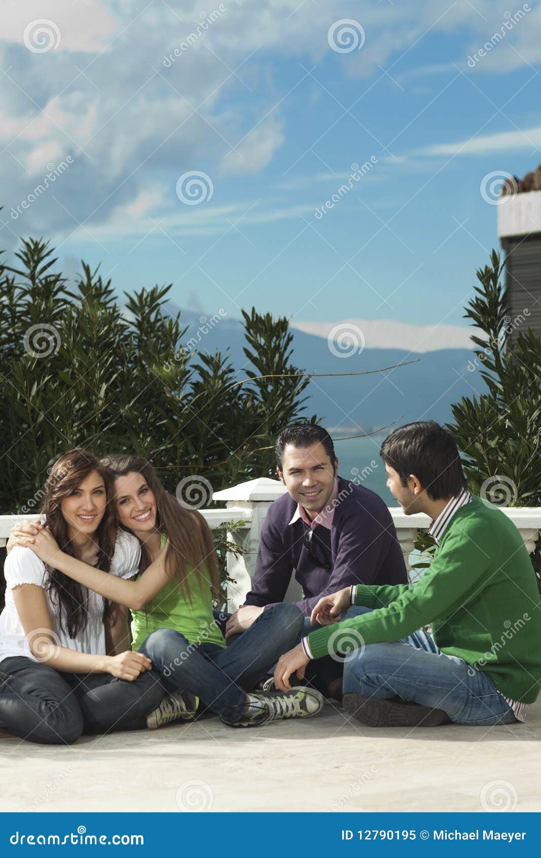 Group of Young People Enjoying in the Sun Stock Image - Image of play ...