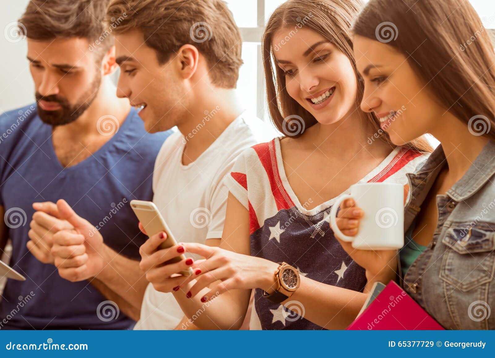 Group of young people stock image. Image of female, multiethnic - 65377729