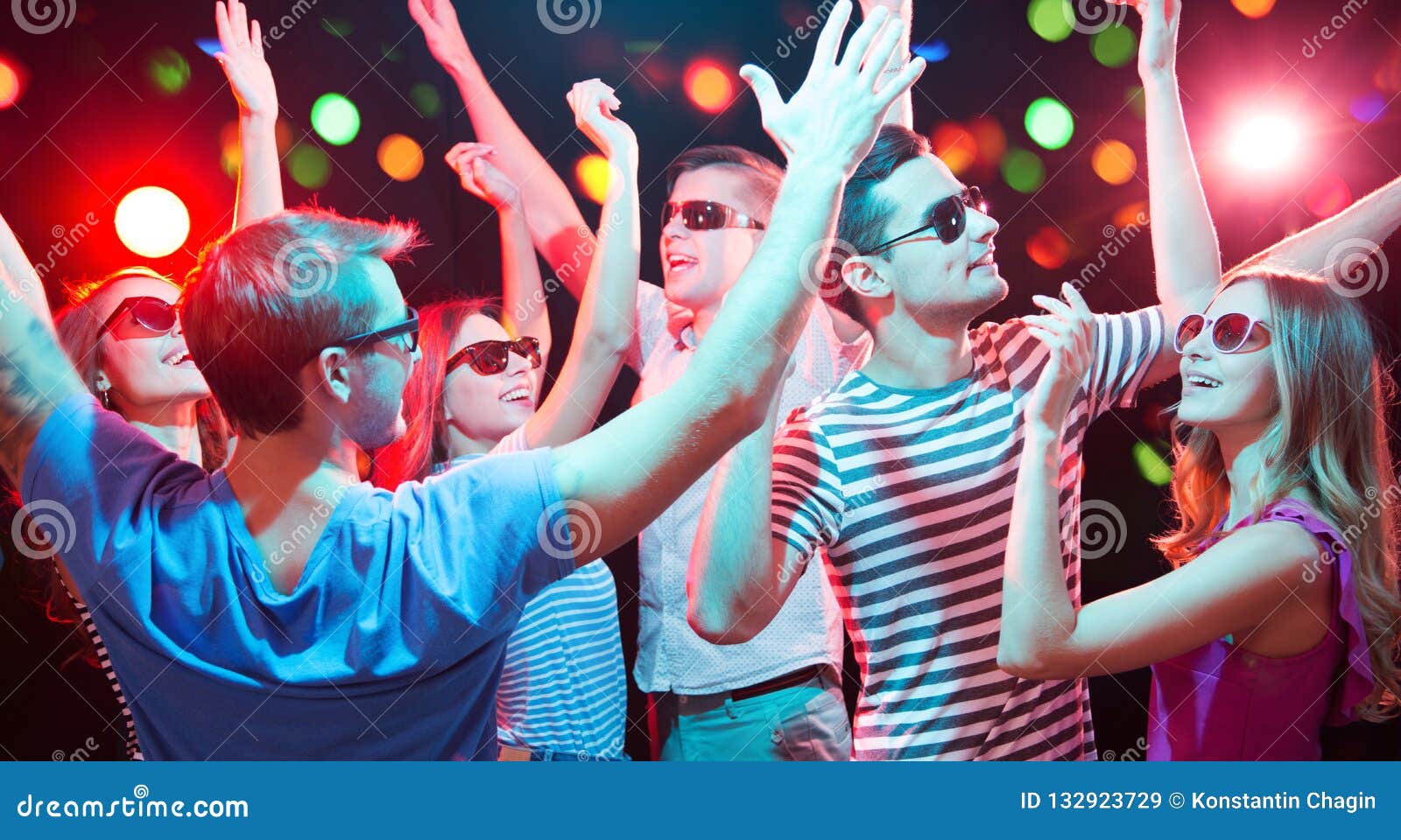 Group of Young People Having Fun Dancing at Party Stock Image - Image ...