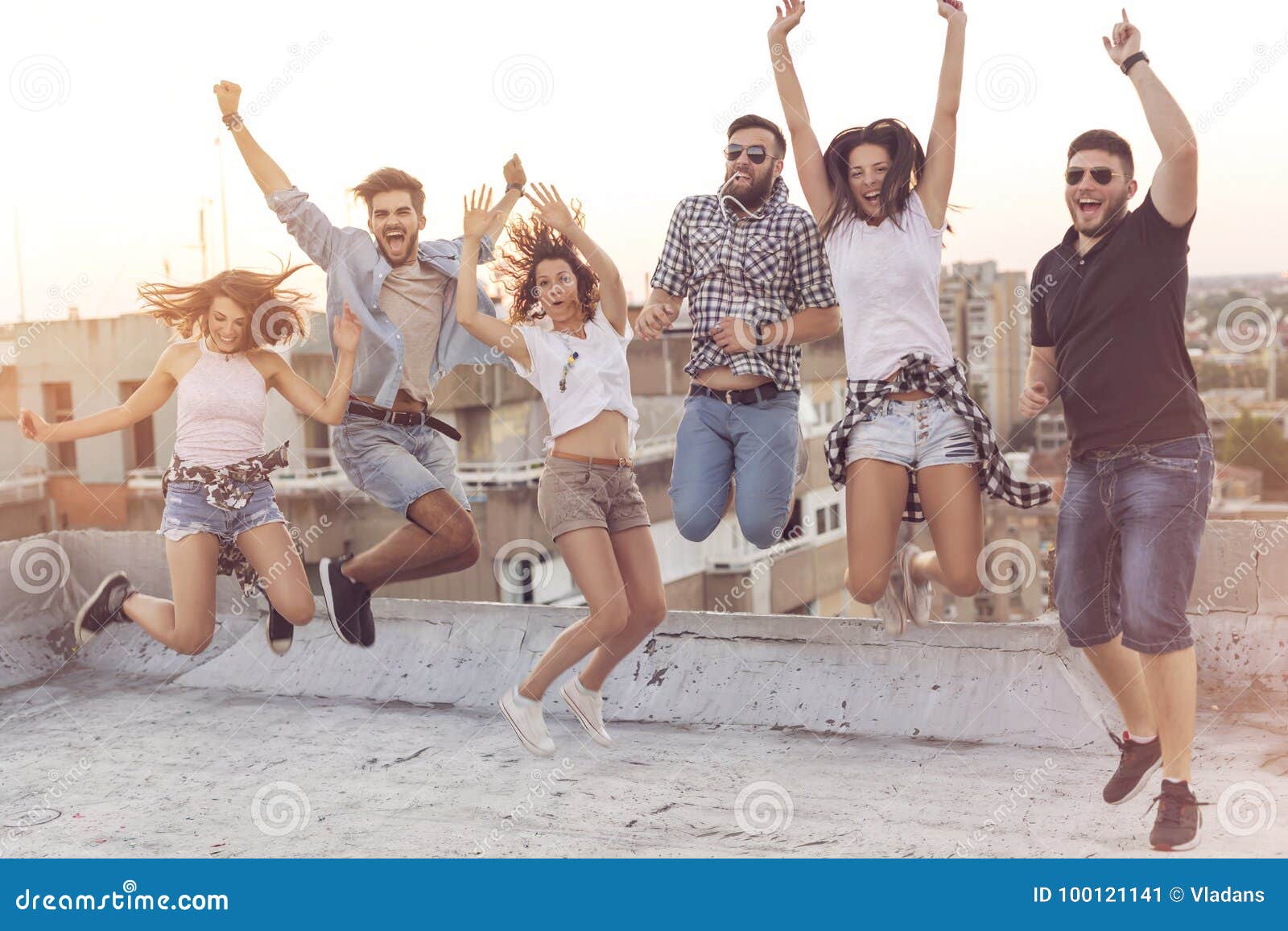 Jumping stock image. Image of lifestyle, celebration - 100121141