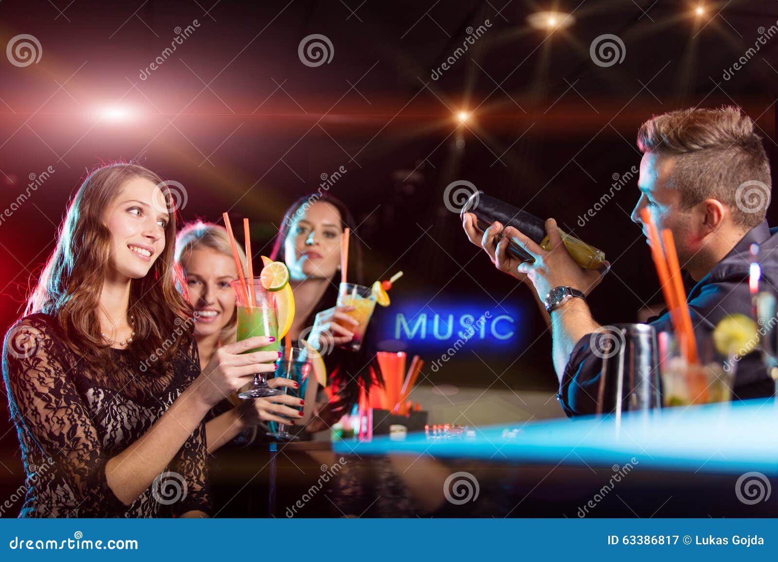 Group of Young People Having Party Celebration. Stock Image - Image of ...