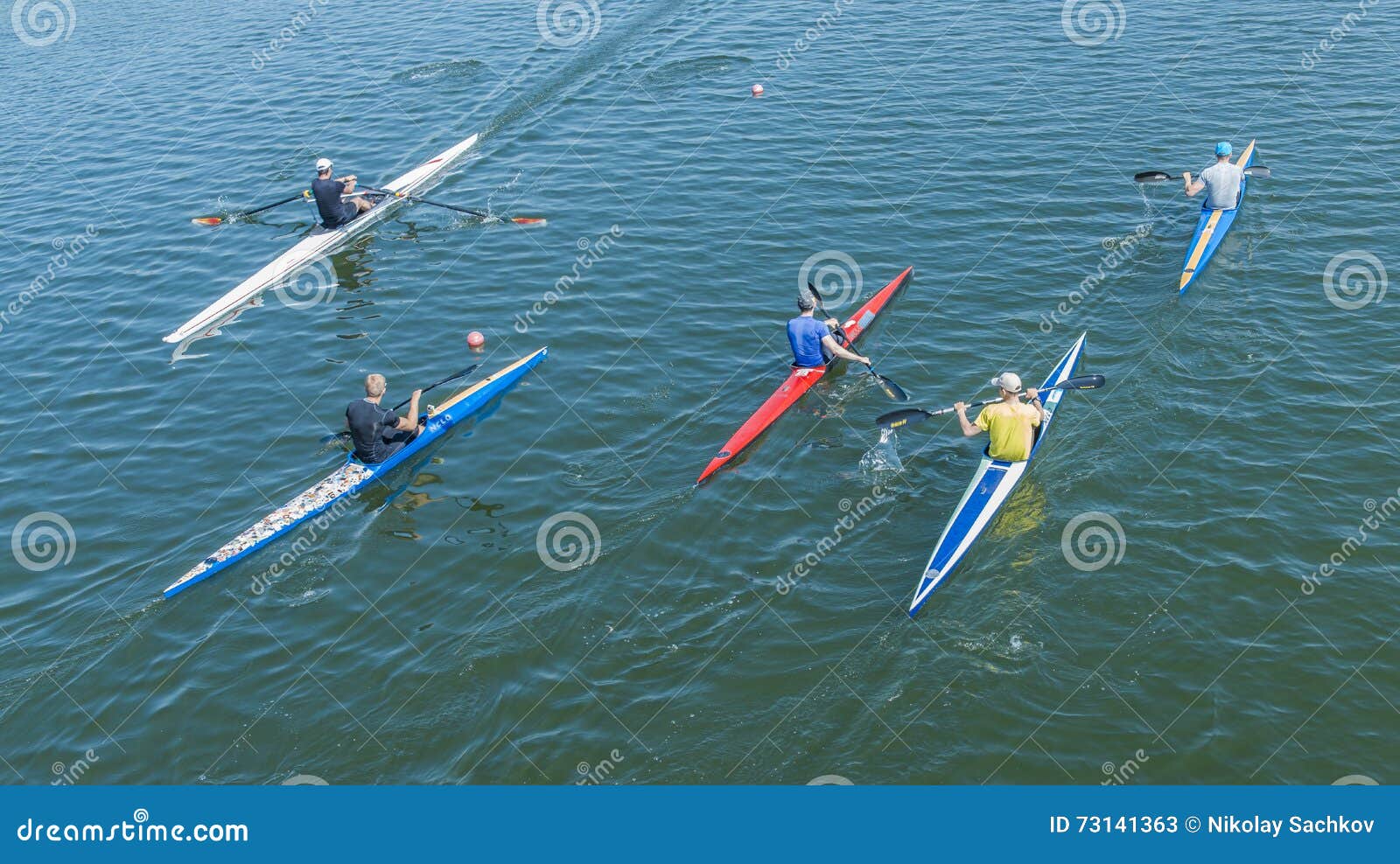 A Group of Young People Kayaking. Editorial Stock Photo - Image of boat ...