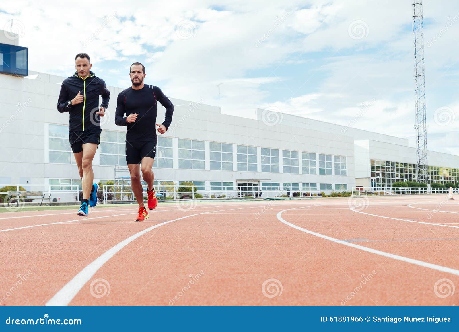 Group of Young People Running on the Track Field Stock Photo - Image of ...
