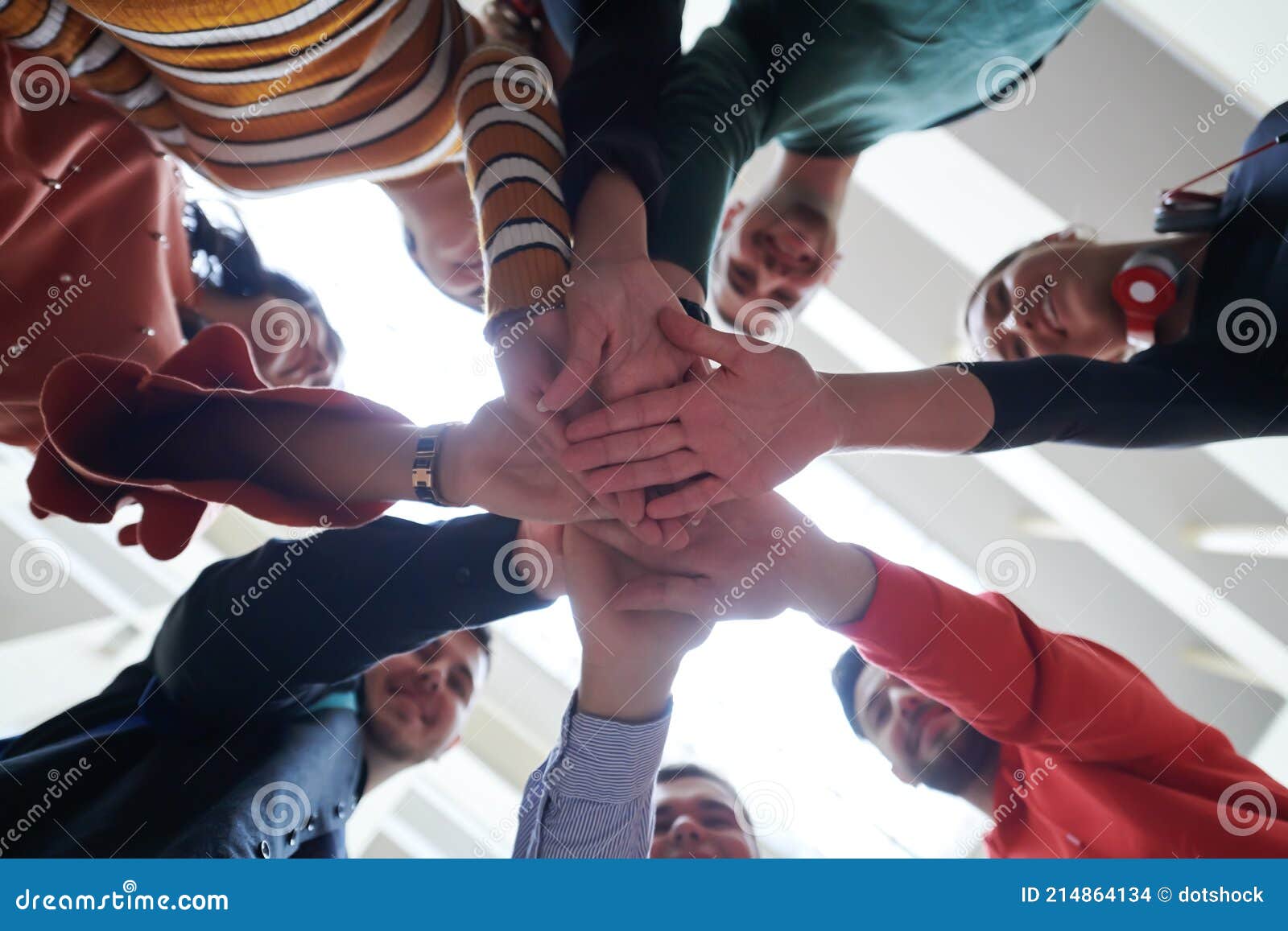 Students Celebrating Successfully Finished Project Stock Photo - Image ...