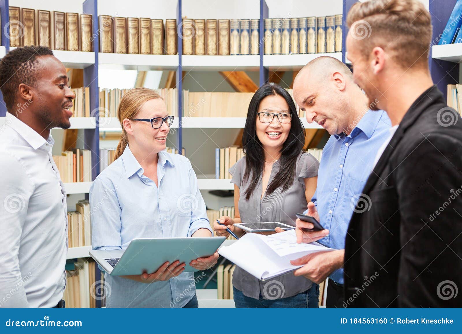 Group of Young Students or Software Developers Stock Photo - Image of ...