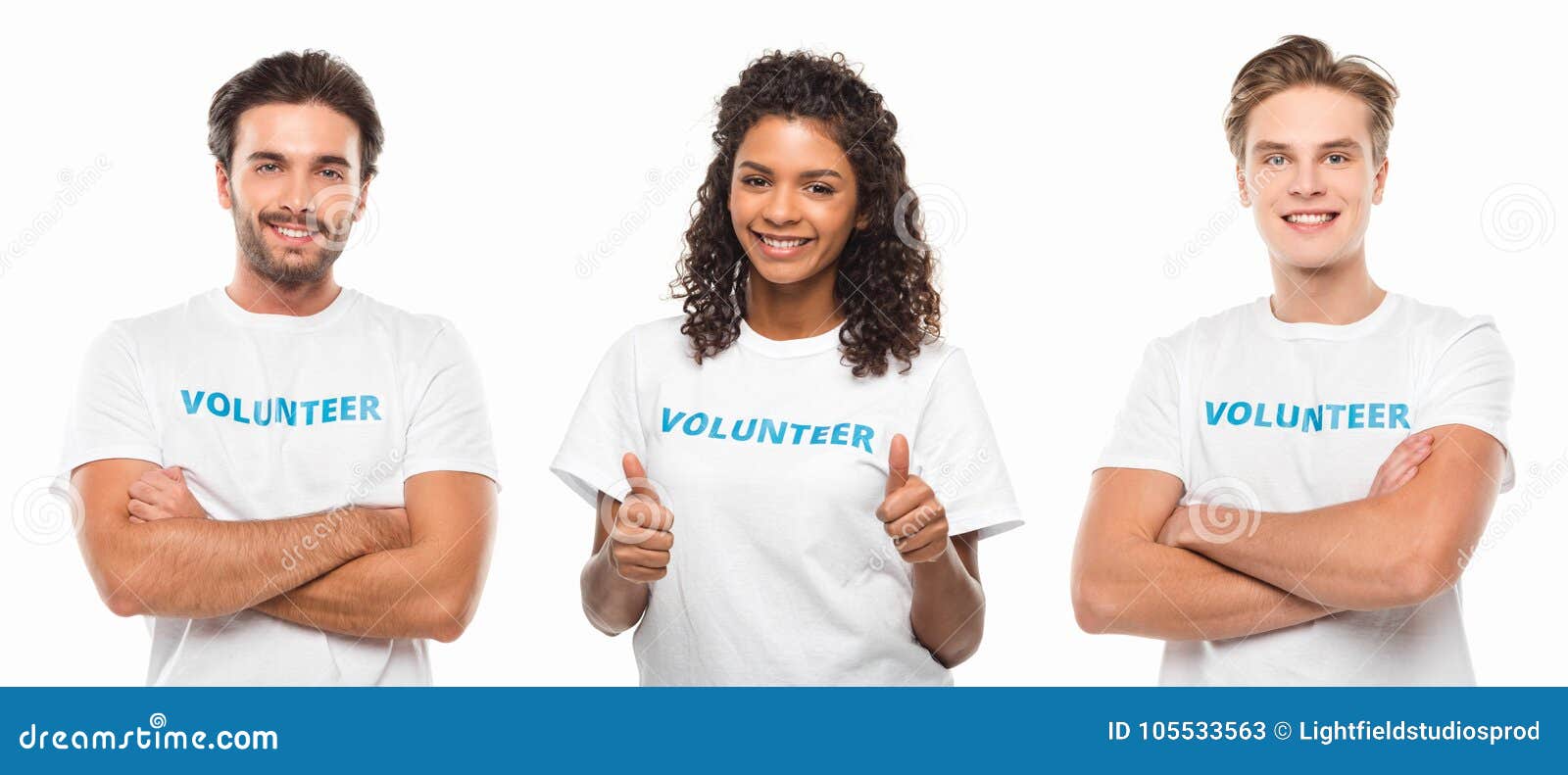 Group of young volunteers stock image. Image of friends - 105533563