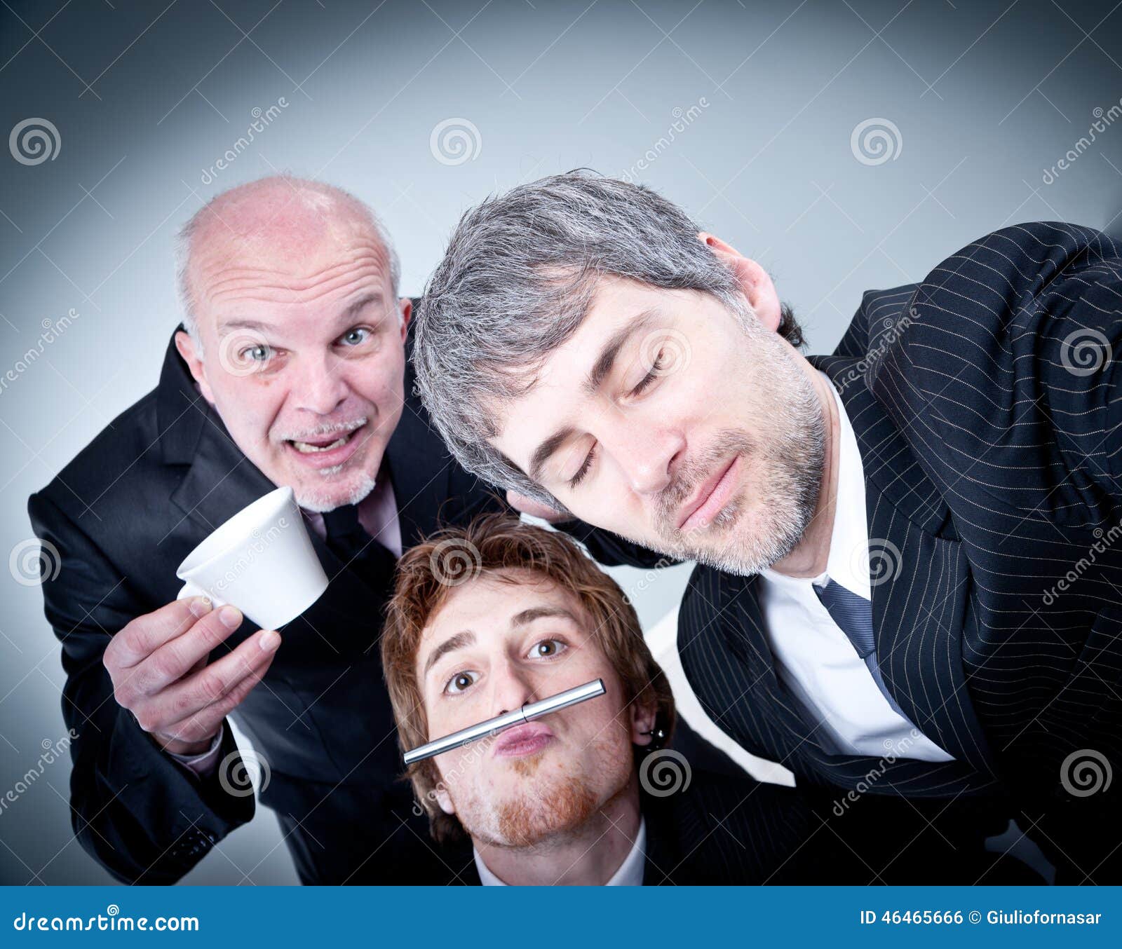 Group of Yuppies Making Themself a Selfie Stock Photo - Image of ...