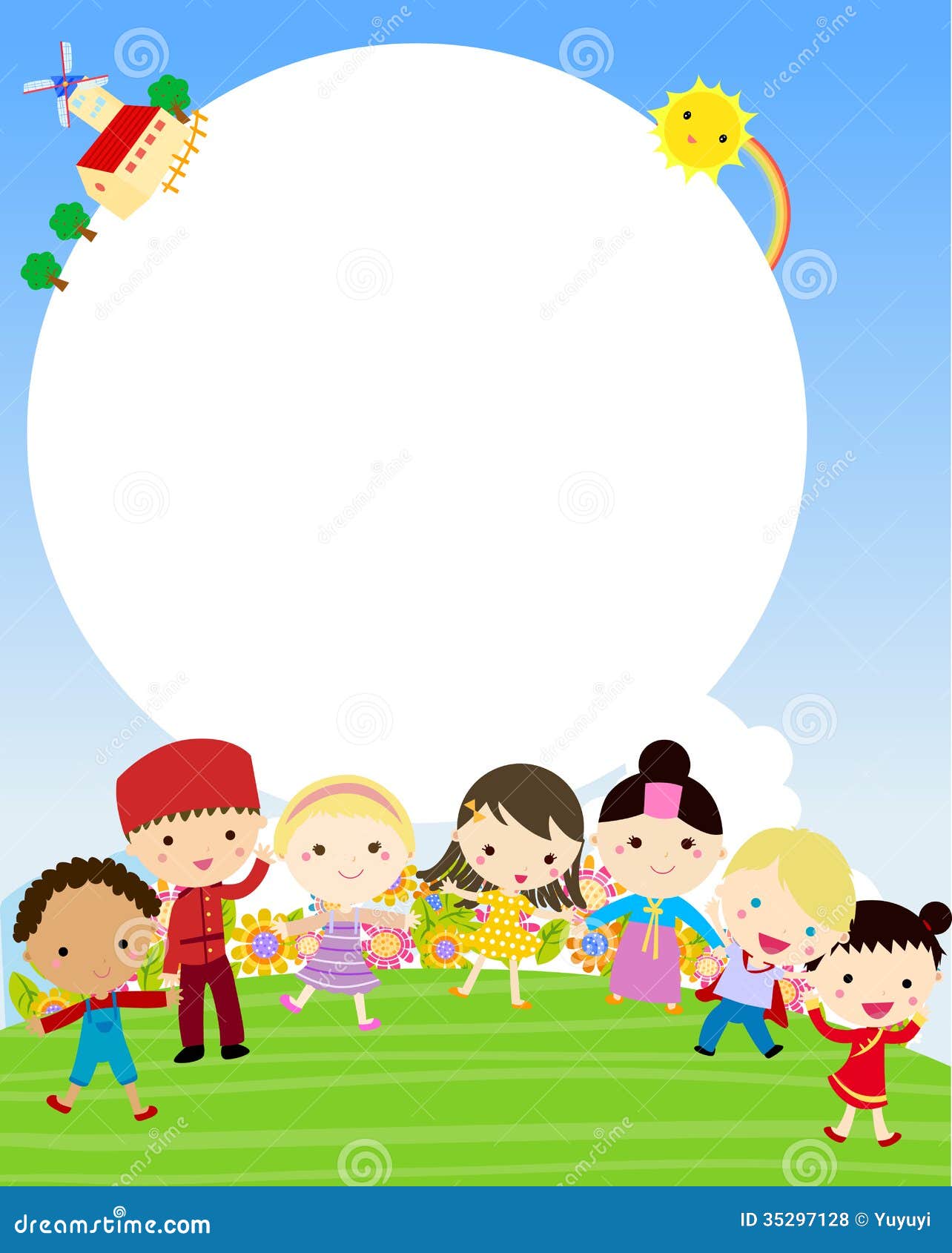 Groupe D'enfants Ayant L'amusement Illustration de Vecteur ... Groupe D'enfants Ayant L'amusement Illustration de Vecteur ...