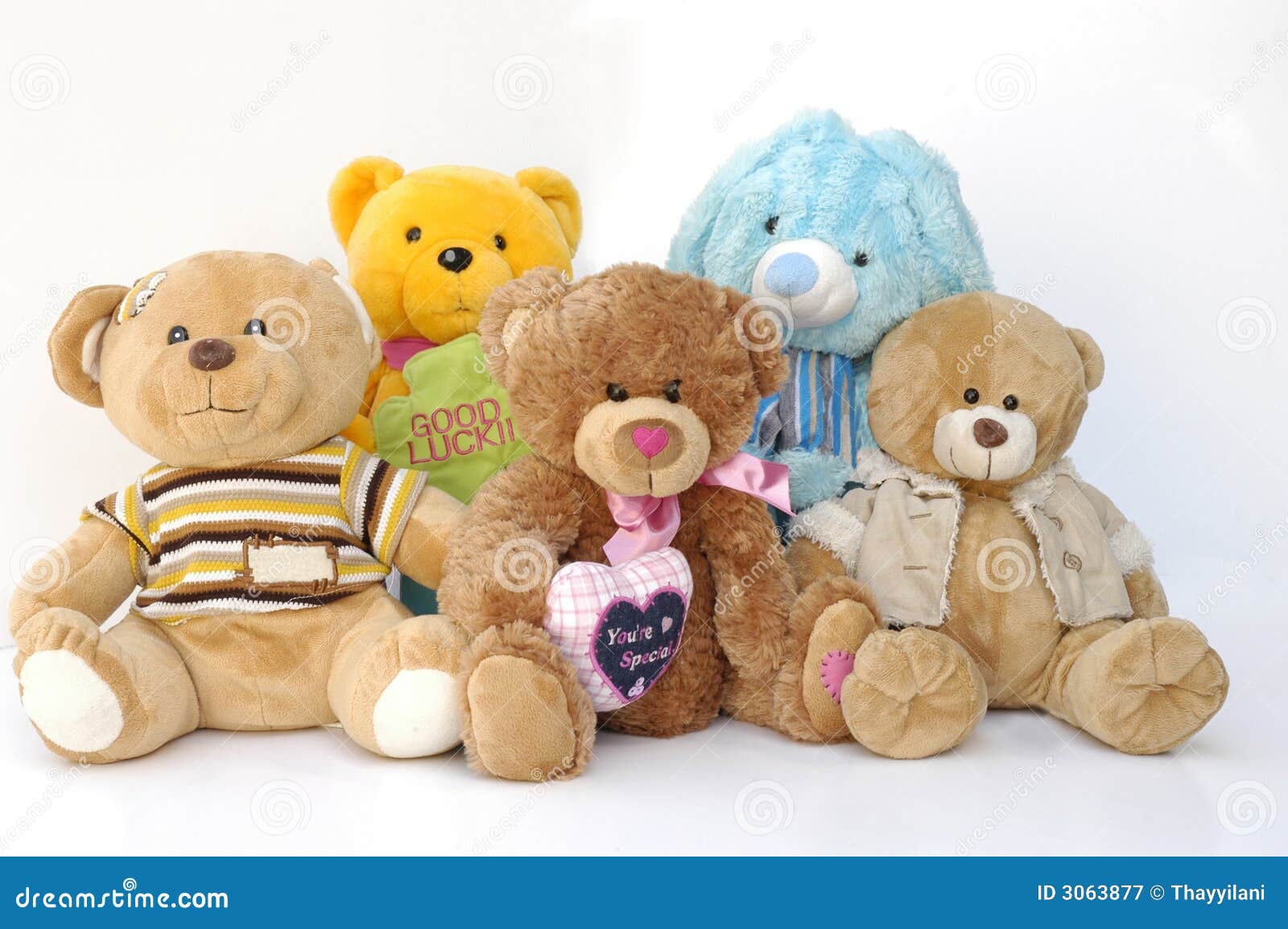 Groupe de nounours image stock. Image du drôle, famille - 3063877