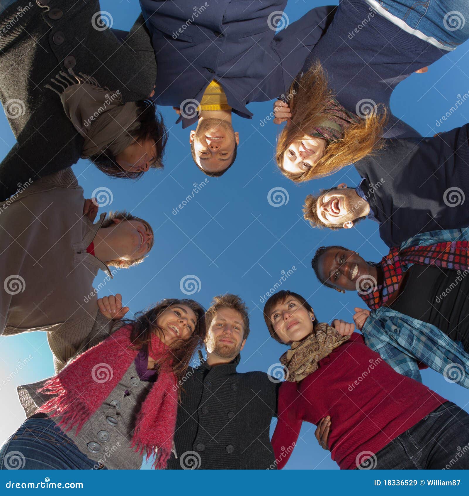 Groupe De Personnes En Cercle Image stock - Image du intégration ...