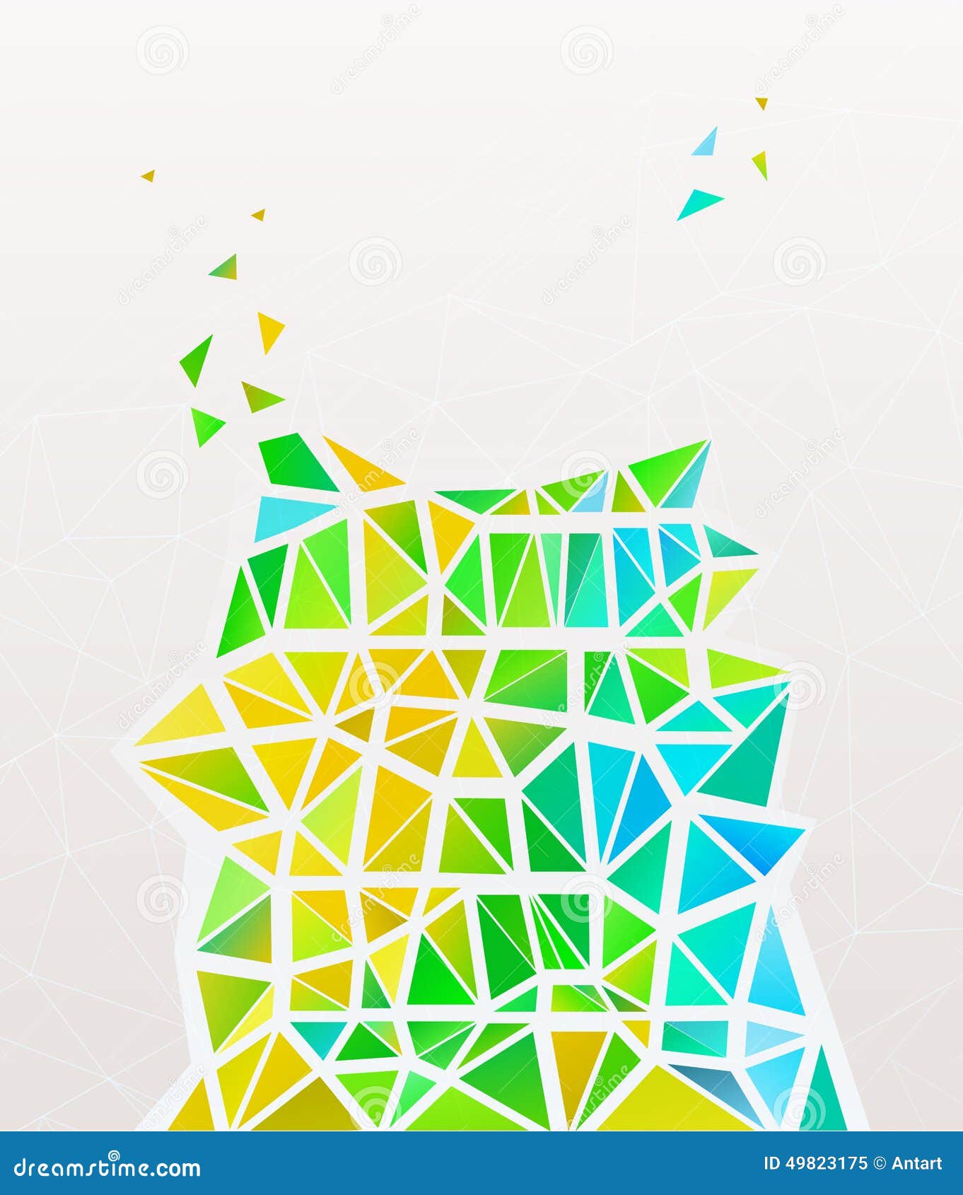 Groupe de triangles illustration stock. Illustration du affiche - 49823175