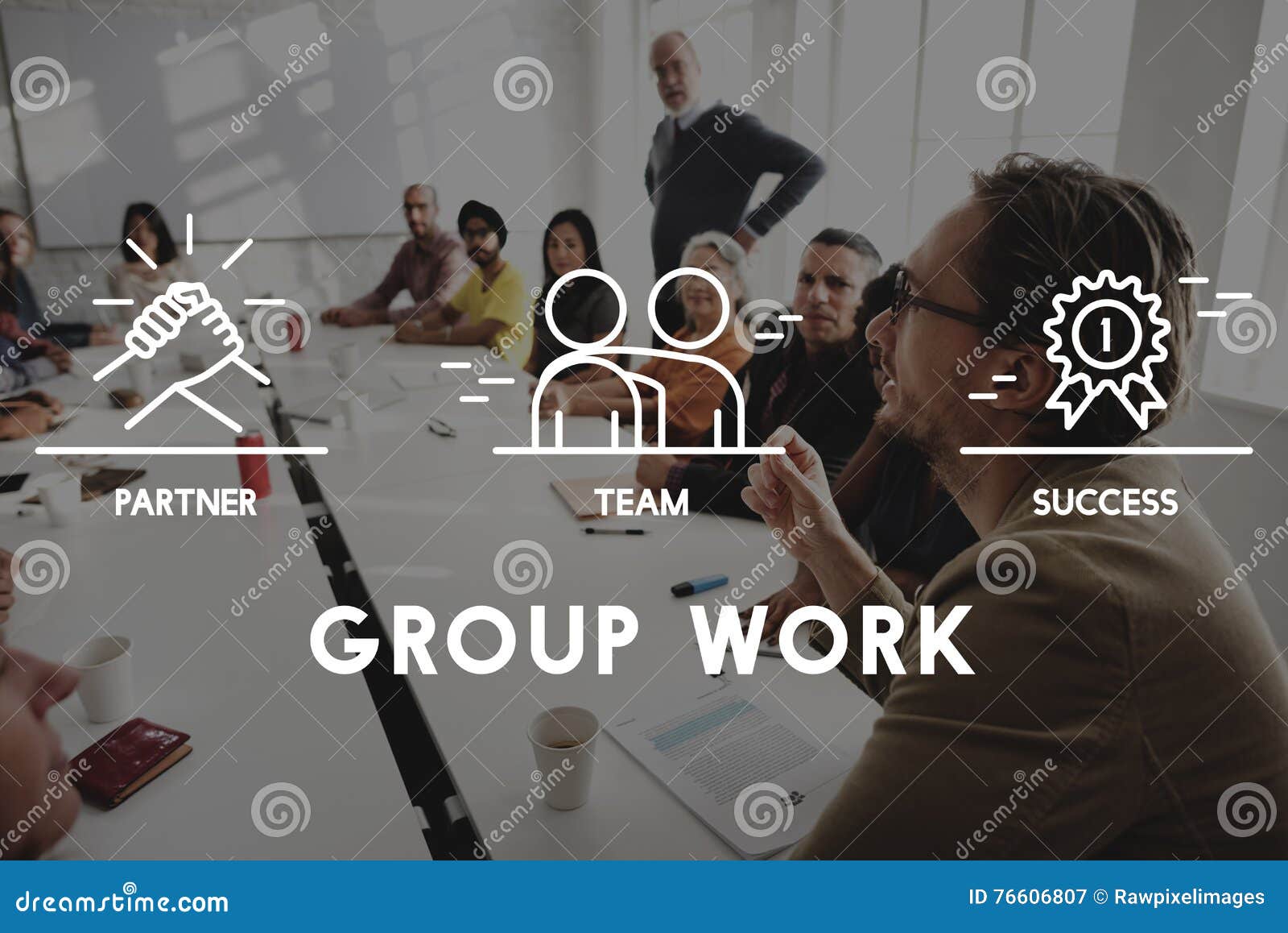 Groupe Team Work Organization Concept Image stock - Image du ...