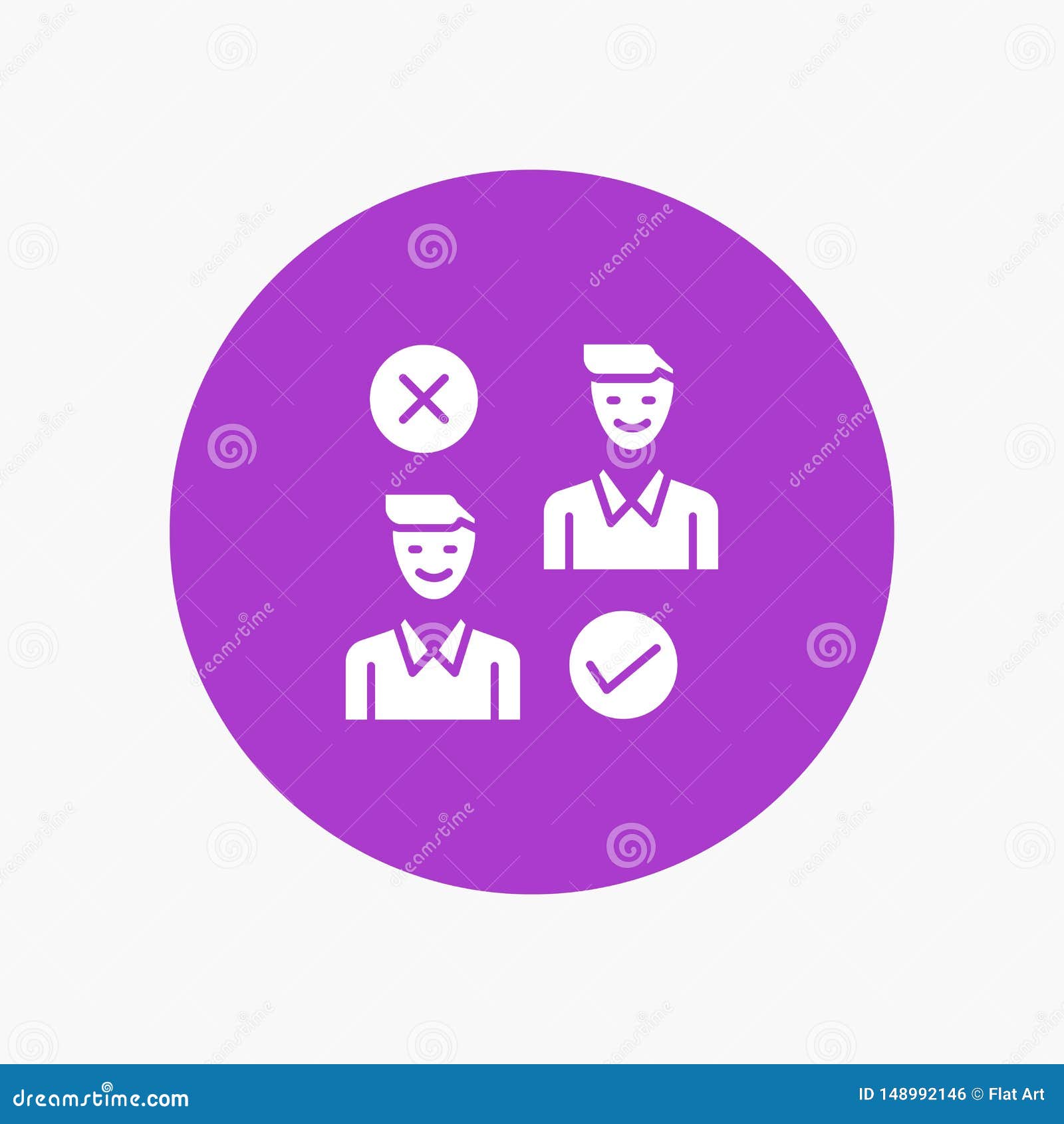 Groupe, Utilisateur, Le Travail, Bon, Annulation Illustration de ...