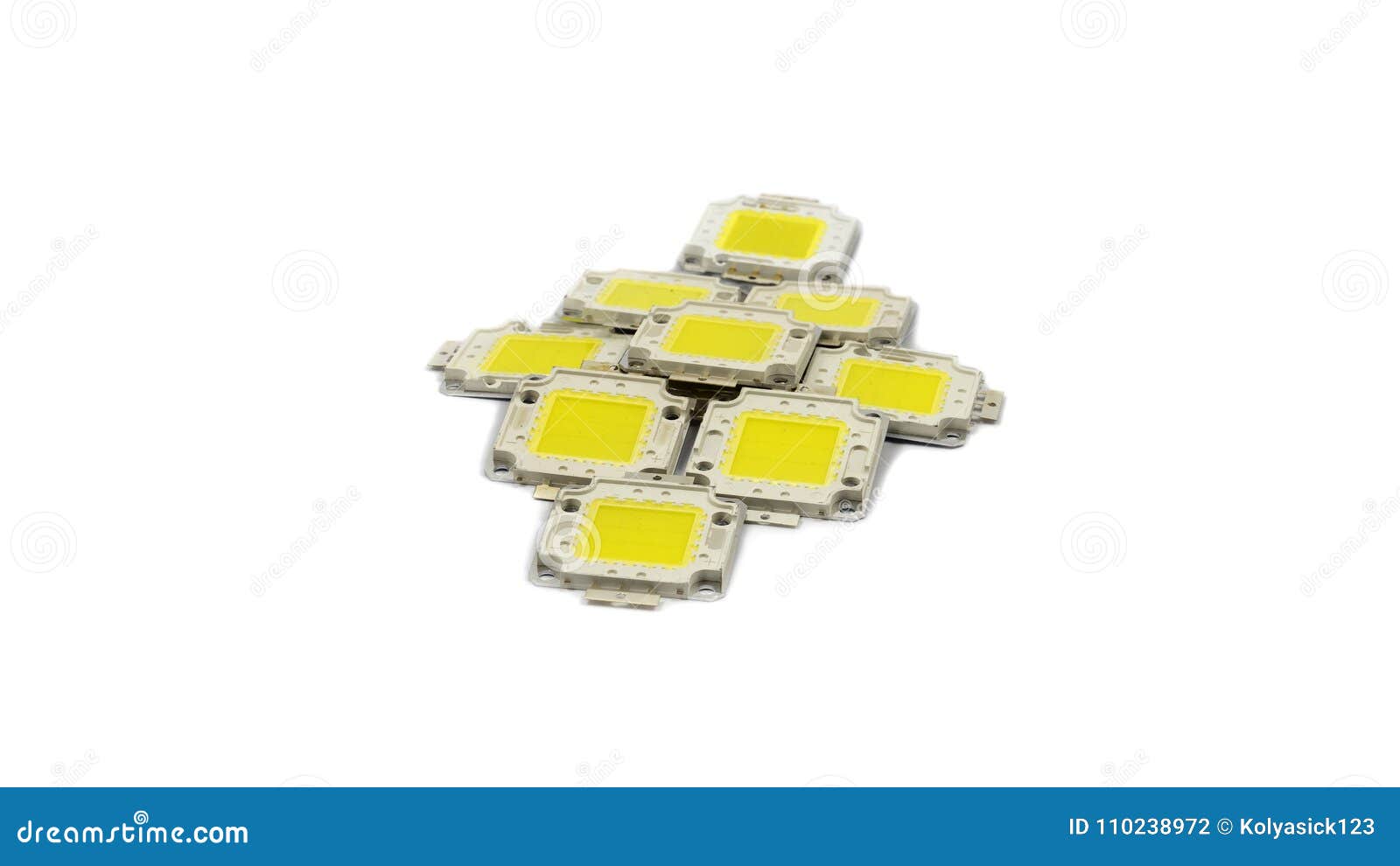 Grouped Big SMD LEDs stock photo. Image of yellow, semiconductor ...