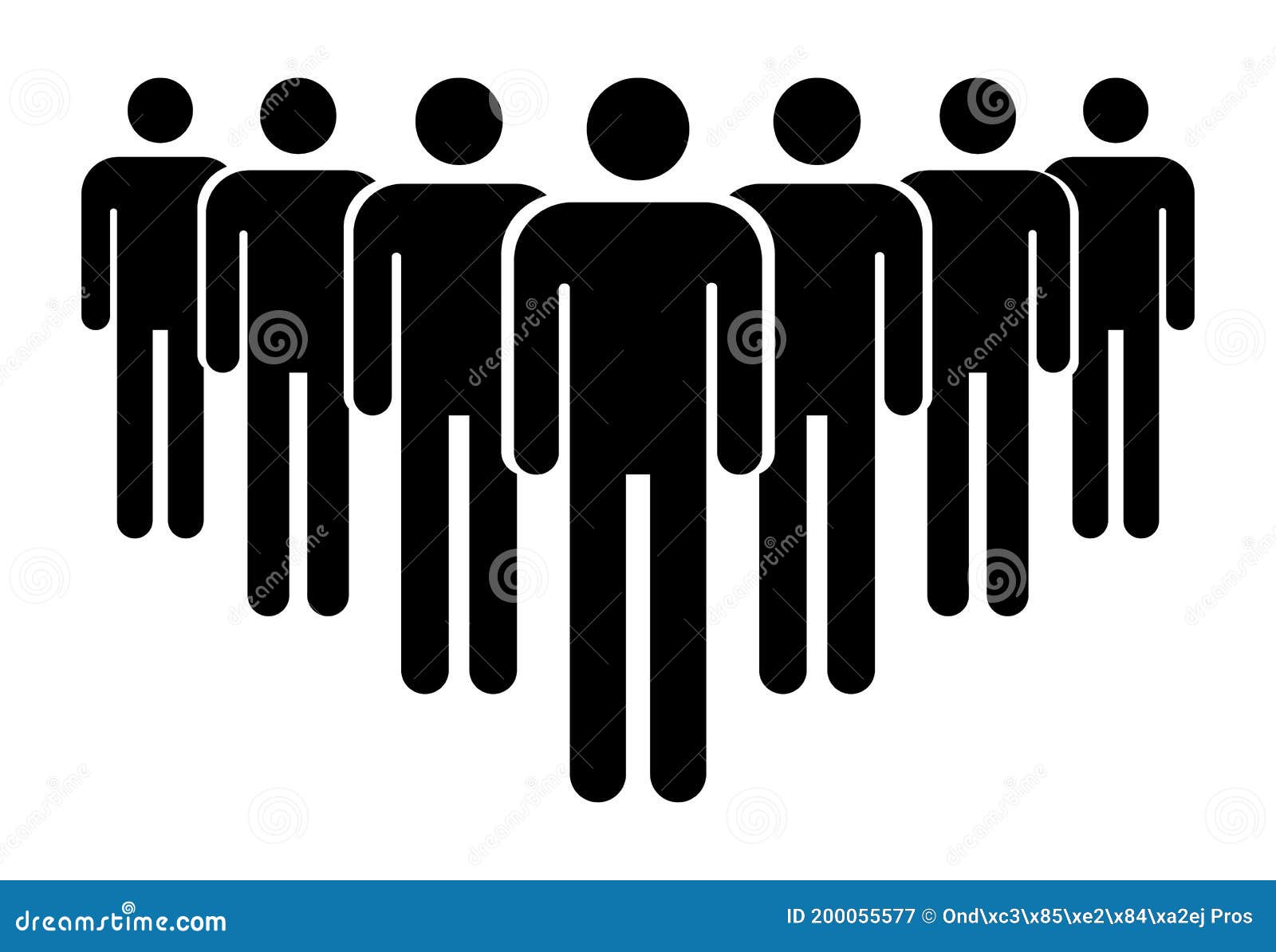 Grouping People Flat Icon Isolated on White Background. Teamwork Symbol ...