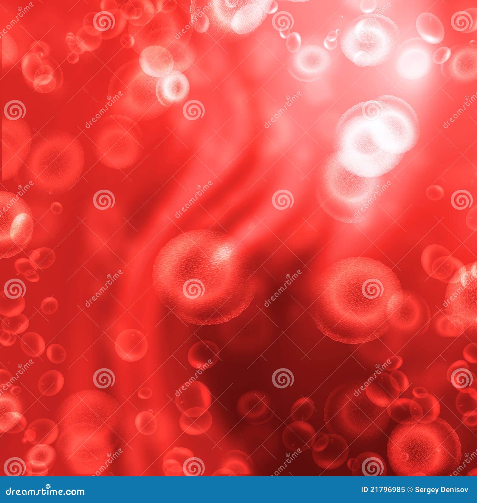 Grouping Of Blood Cells Forming A Clot Covered By A Protein Called ...