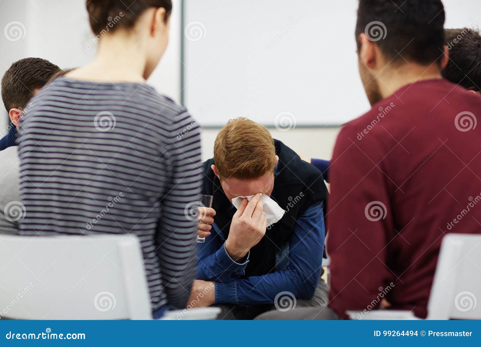 Man grieving stock photo. Image of psychological, compassion - 99264494