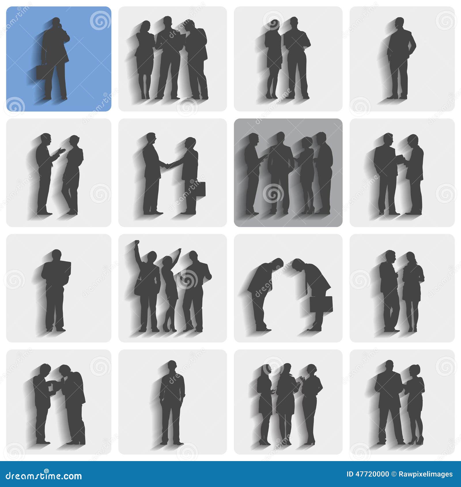 Groups of Business People Standing Working Discussion Concept Stock ...