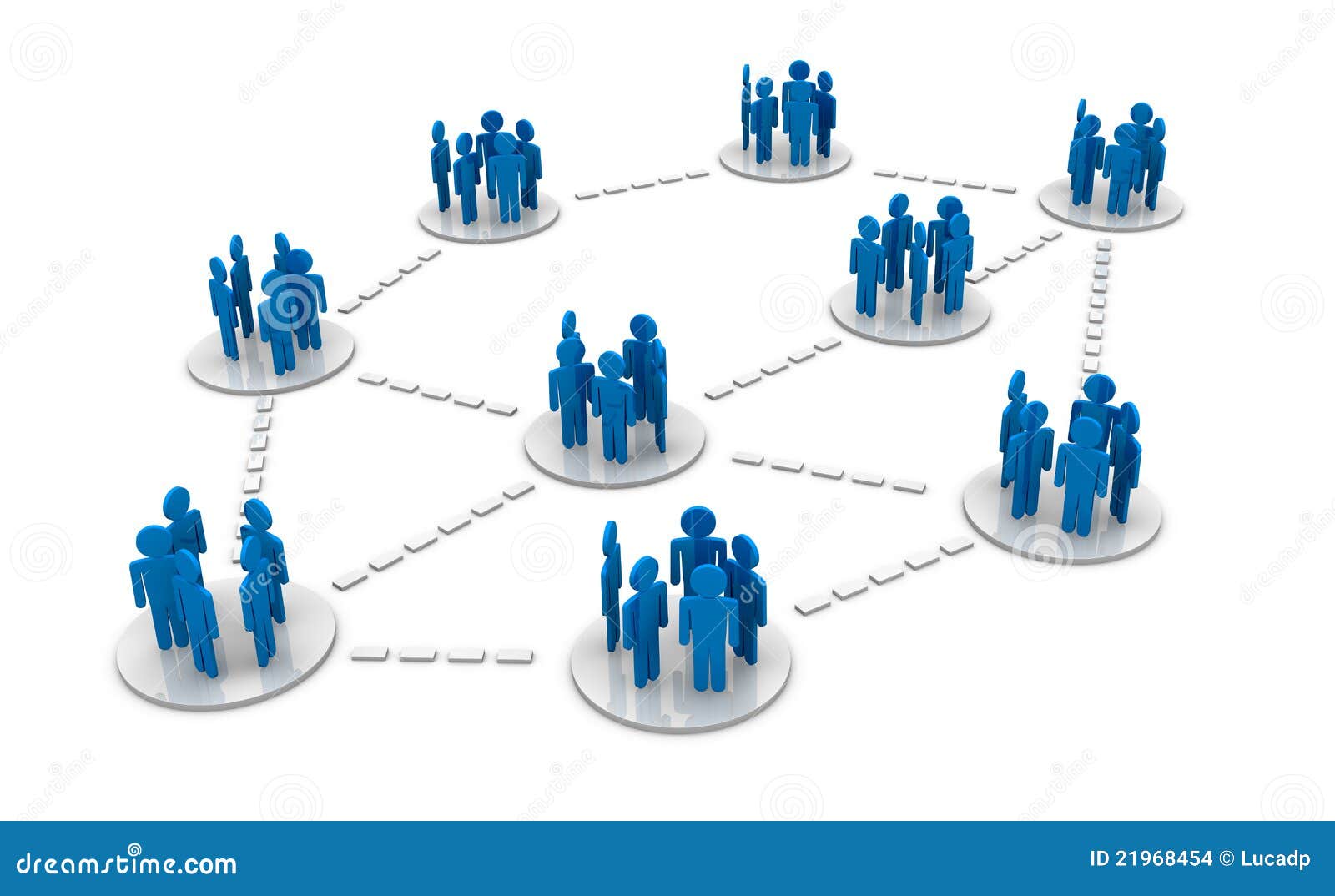 Groups connect stock illustration. Illustration of blue - 21968454