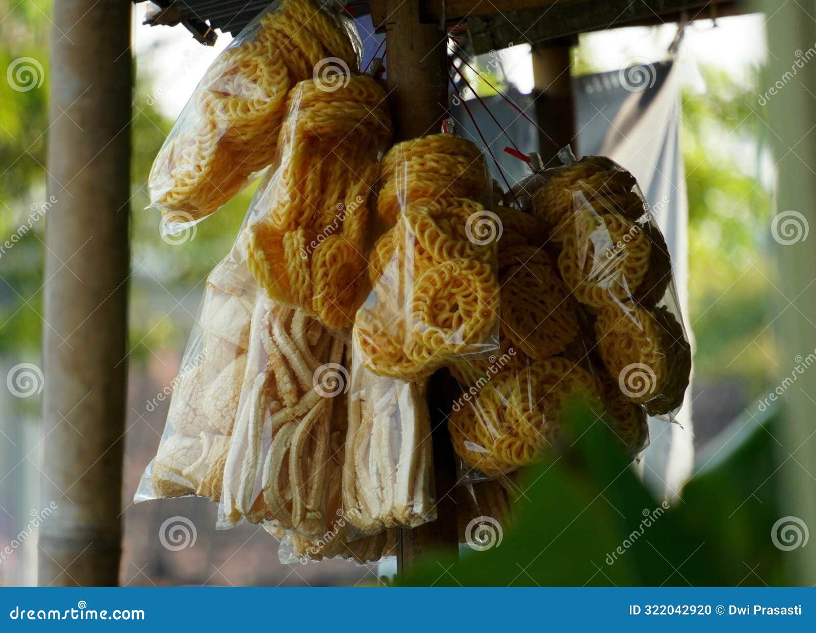 Groups of Crispy Crackers for Sale, Some Packed in Transparent Plastic ...