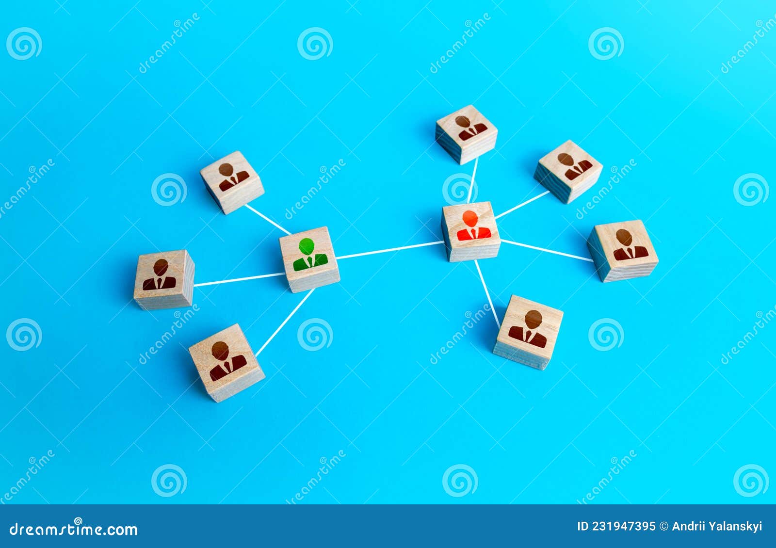 Groups of People Communicate through Representatives. Communication ...