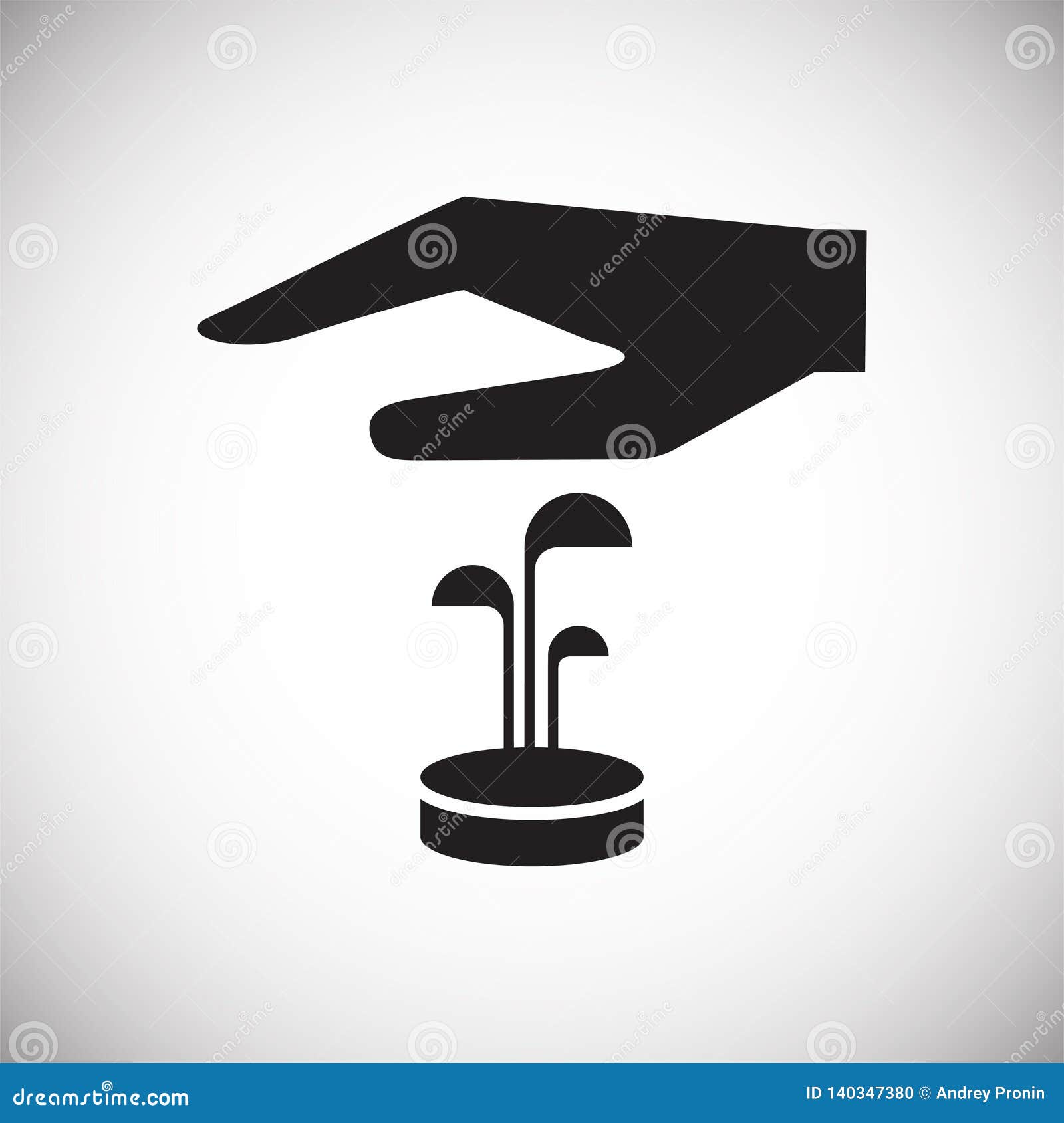 Grow Icon on White Background for Graphic and Web Design, Modern Simple ...