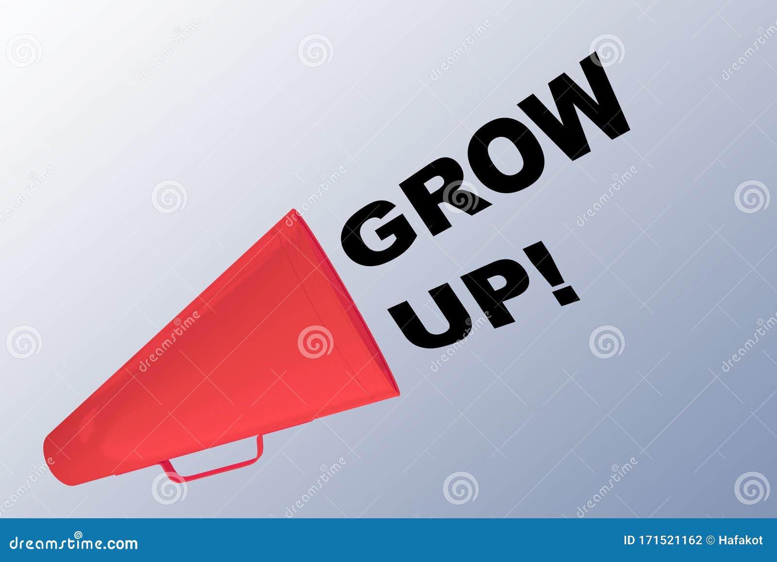 GROW UP! concept stock illustration. Illustration of life - 171521162