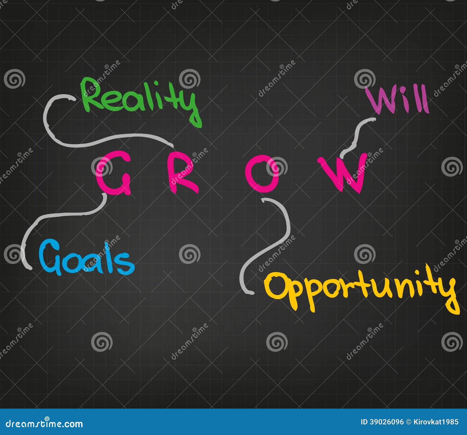 Grow stock vector. Illustration of goal, information - 39026096