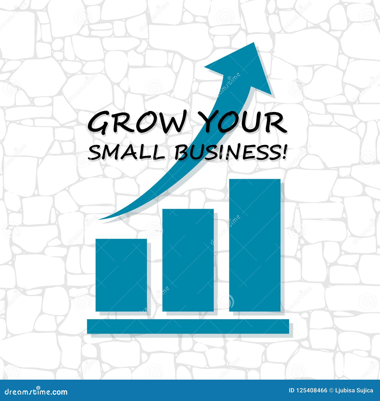 Grow Your Small Business Icon Brick Wall Stock Vector - Illustration of ... Grow Your Small Business Icon Brick Wall Stock Vector - Illustration of ...