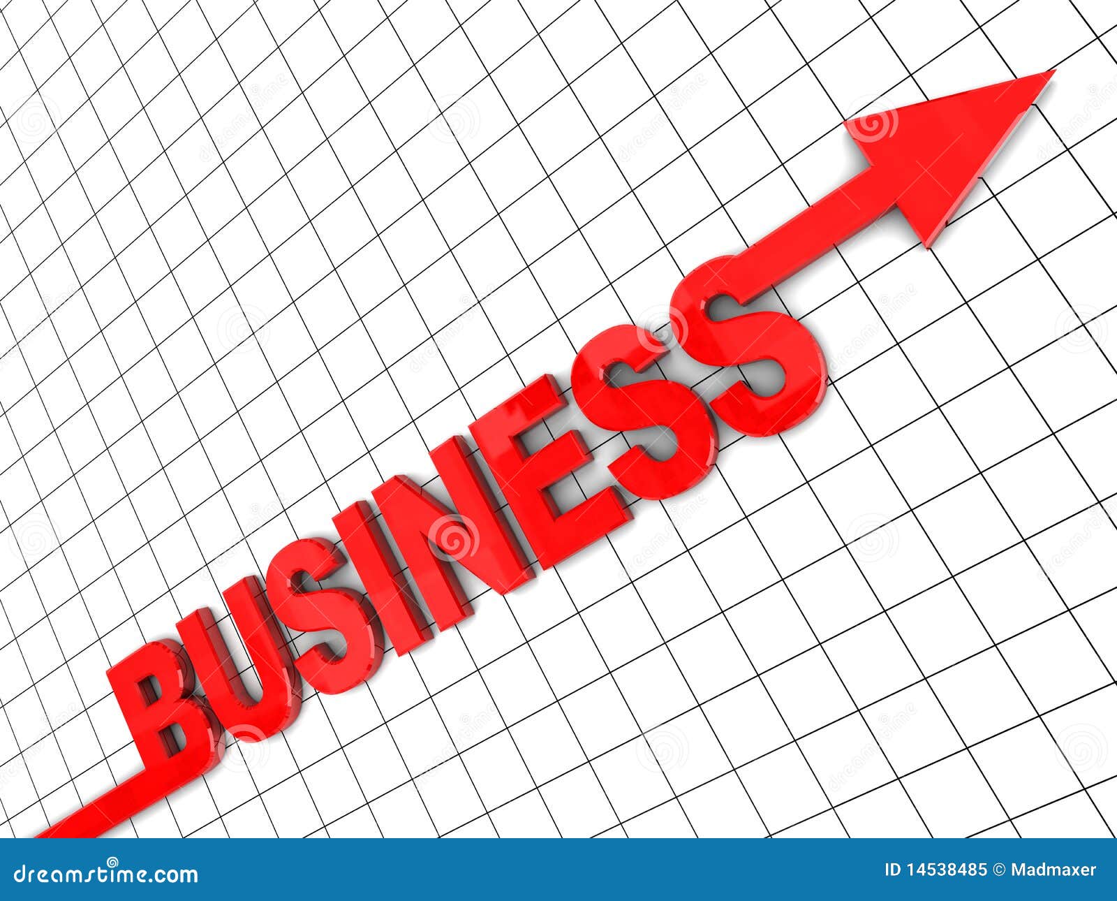 Growing business stock illustration. Illustration of improvement - 14538485