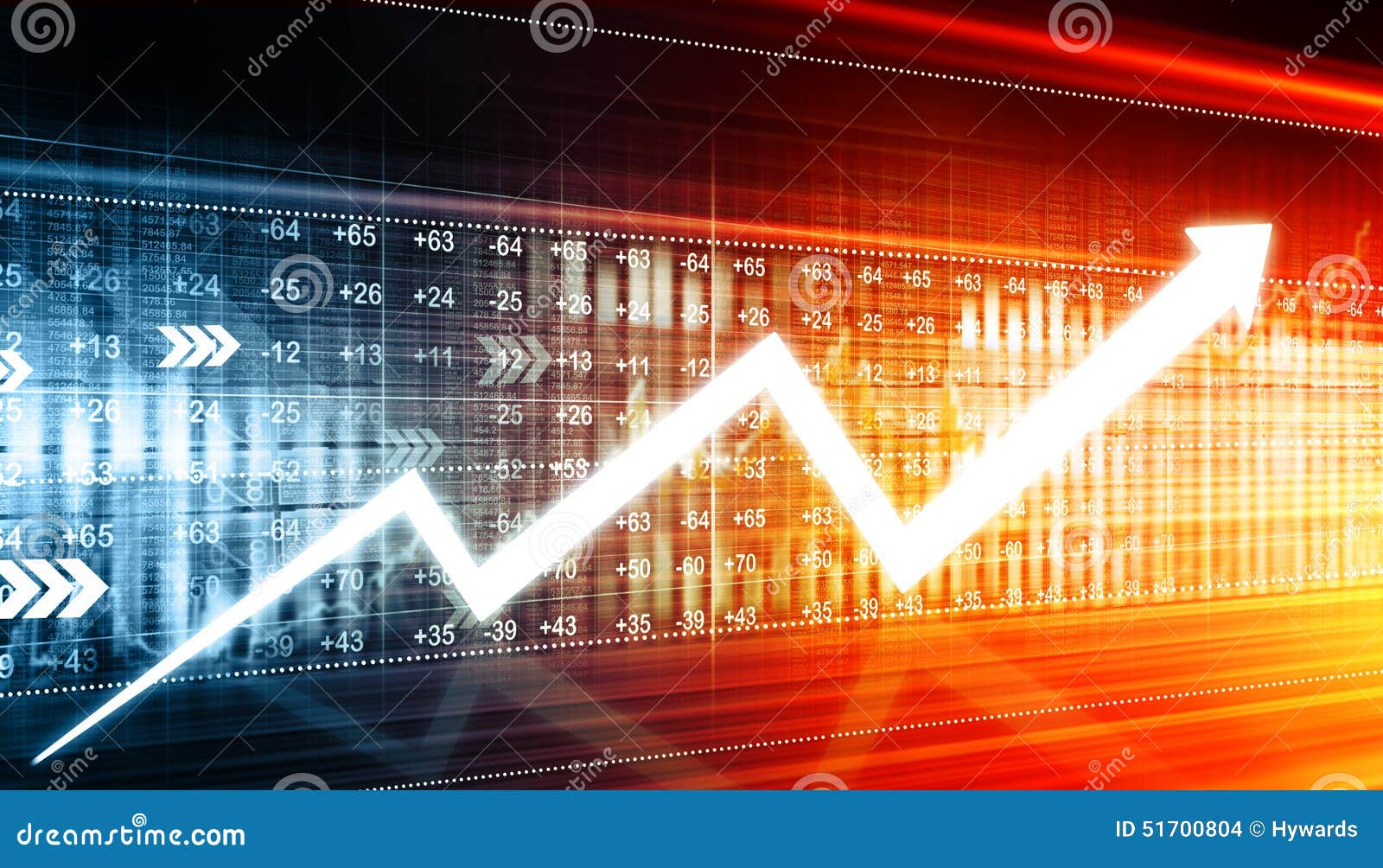 Growing business graph stock illustration. Illustration of background ...