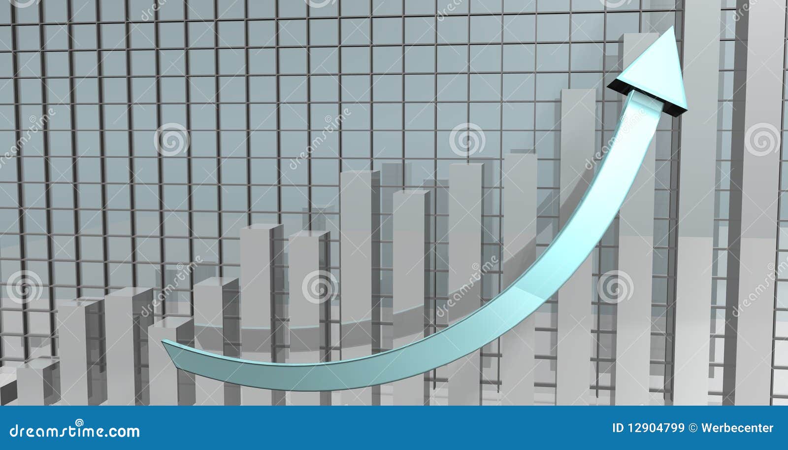 Growing chart stock illustration. Illustration of figures - 12904799