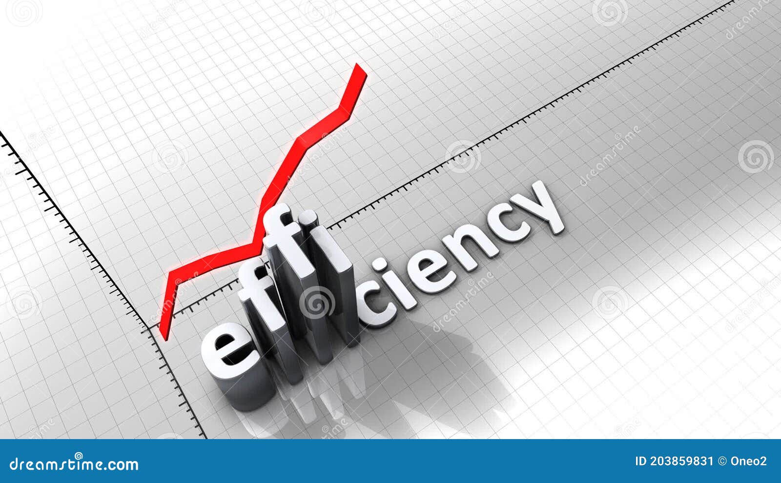 Growing Chart Animation- Efficiency. Stock Video - Video of branch ...