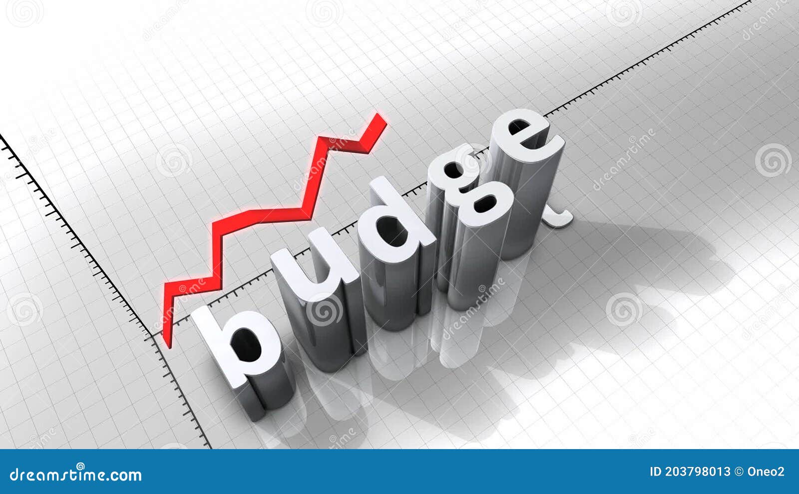 Growing chart - Budget. stock video. Video of currency - 203798013