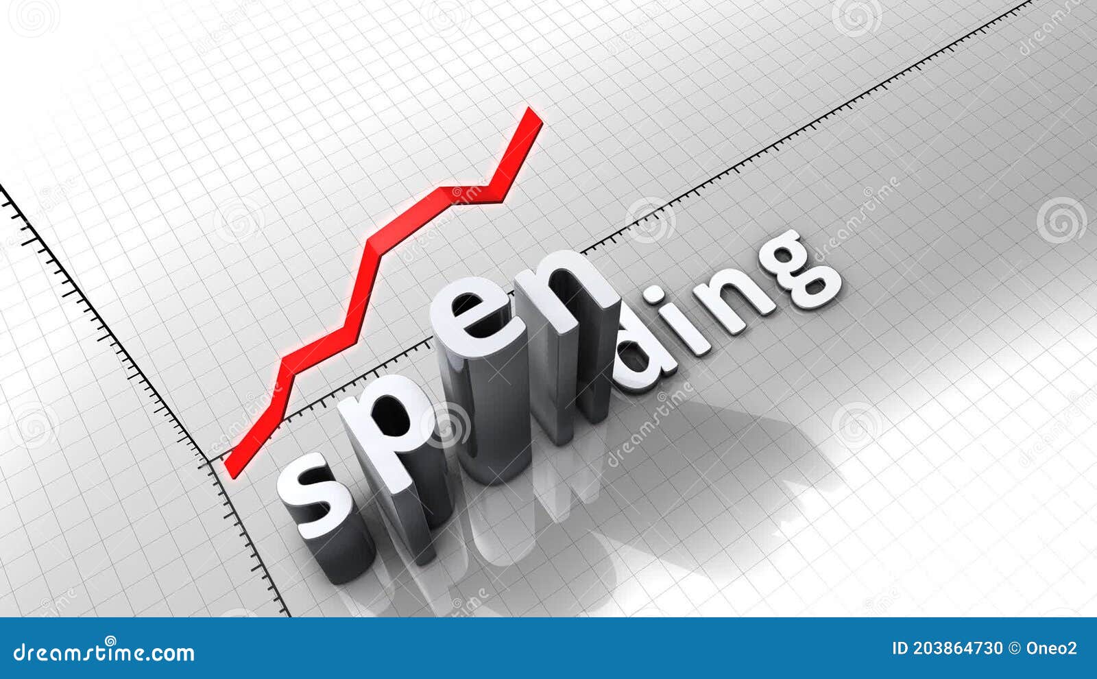 Growing chart, Spending. stock footage. Video of finance - 203864730