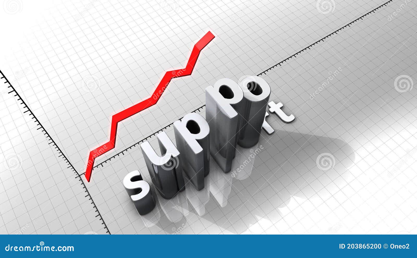 Growing chart, Support. stock footage. Video of finance - 203865200