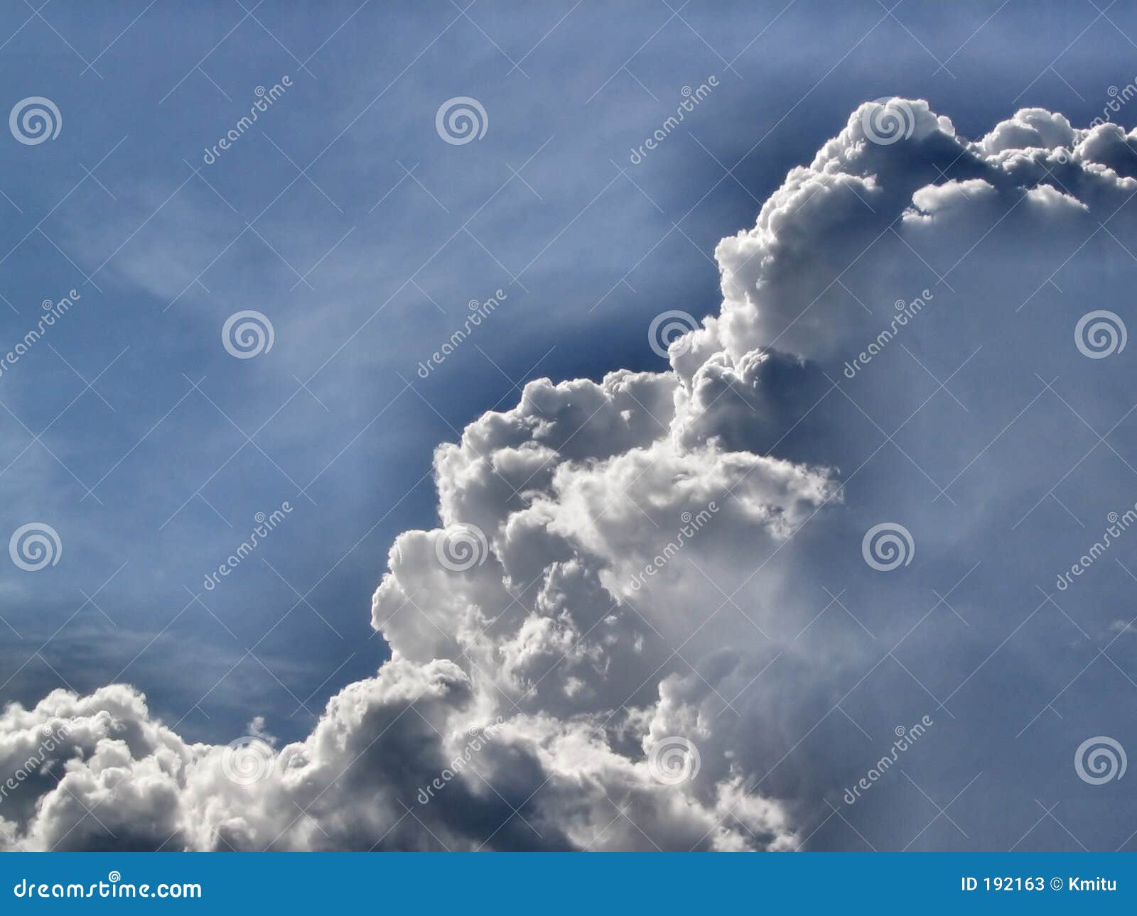 Growing cumulus stock image. Image of abstract, dispel - 192163