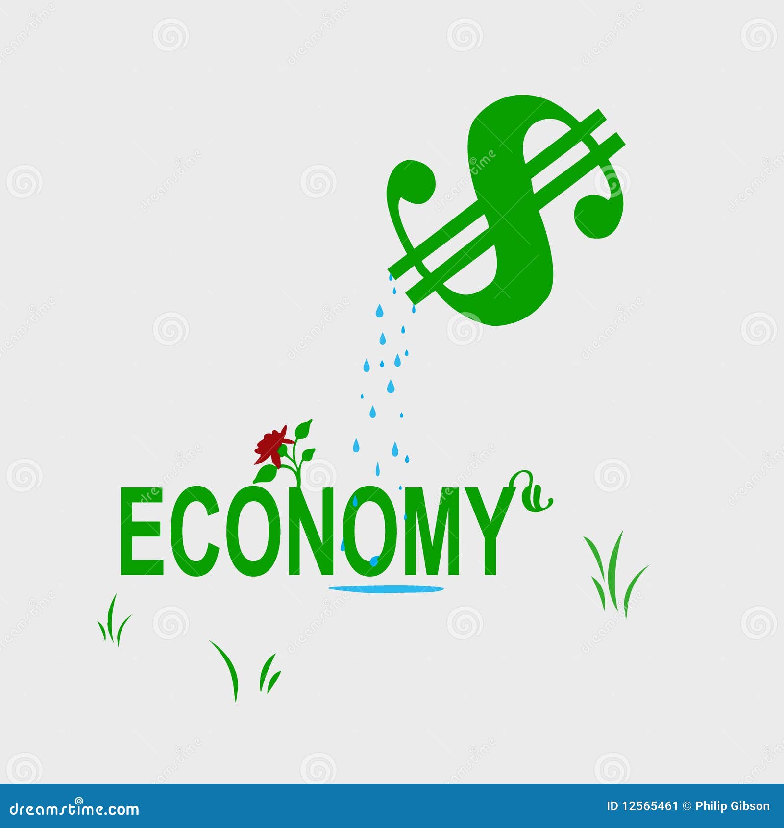 Growing economy stock illustration. Illustration of finance - 12565461