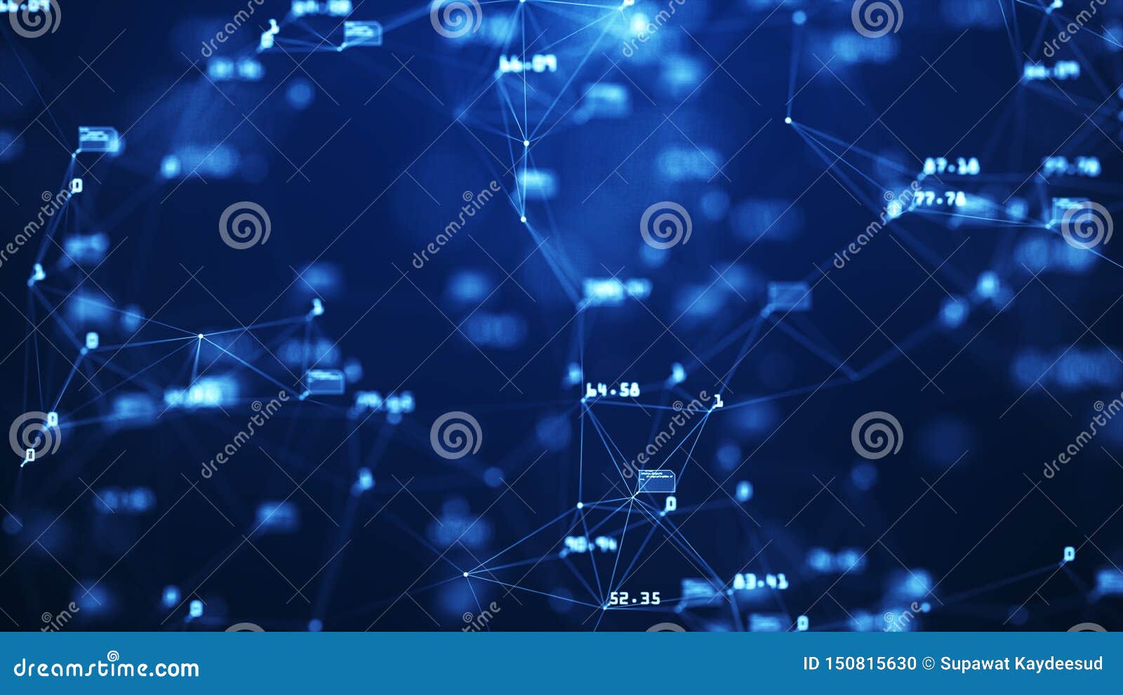Growing Global Network and Data Connections Stock Illustration ...